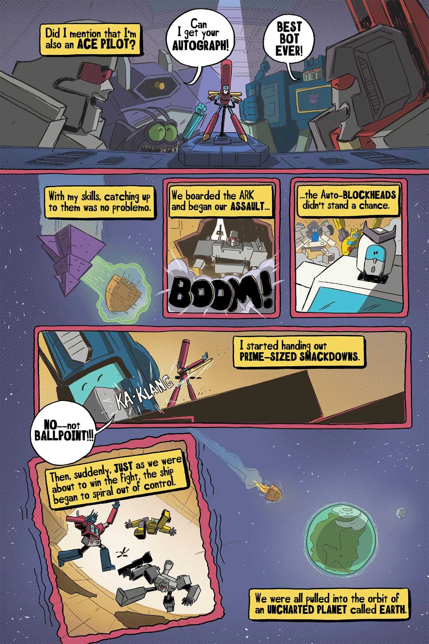 Transformers: Worst Bot Ever - Meet Ballpoint | Book by Brian "Smitty ...