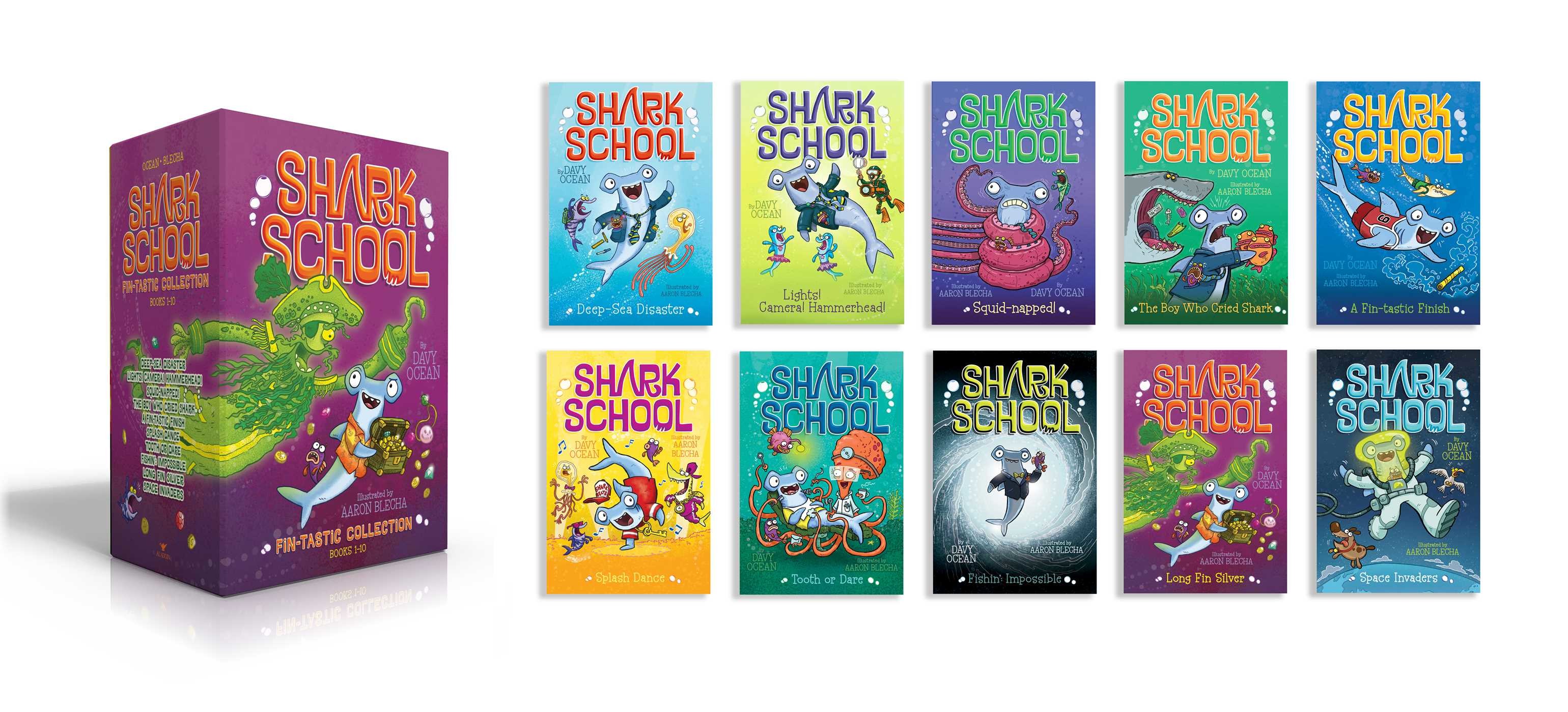 Shark School Fin-tastic Collection Books 1-10 (Boxed Set) | Book by ...