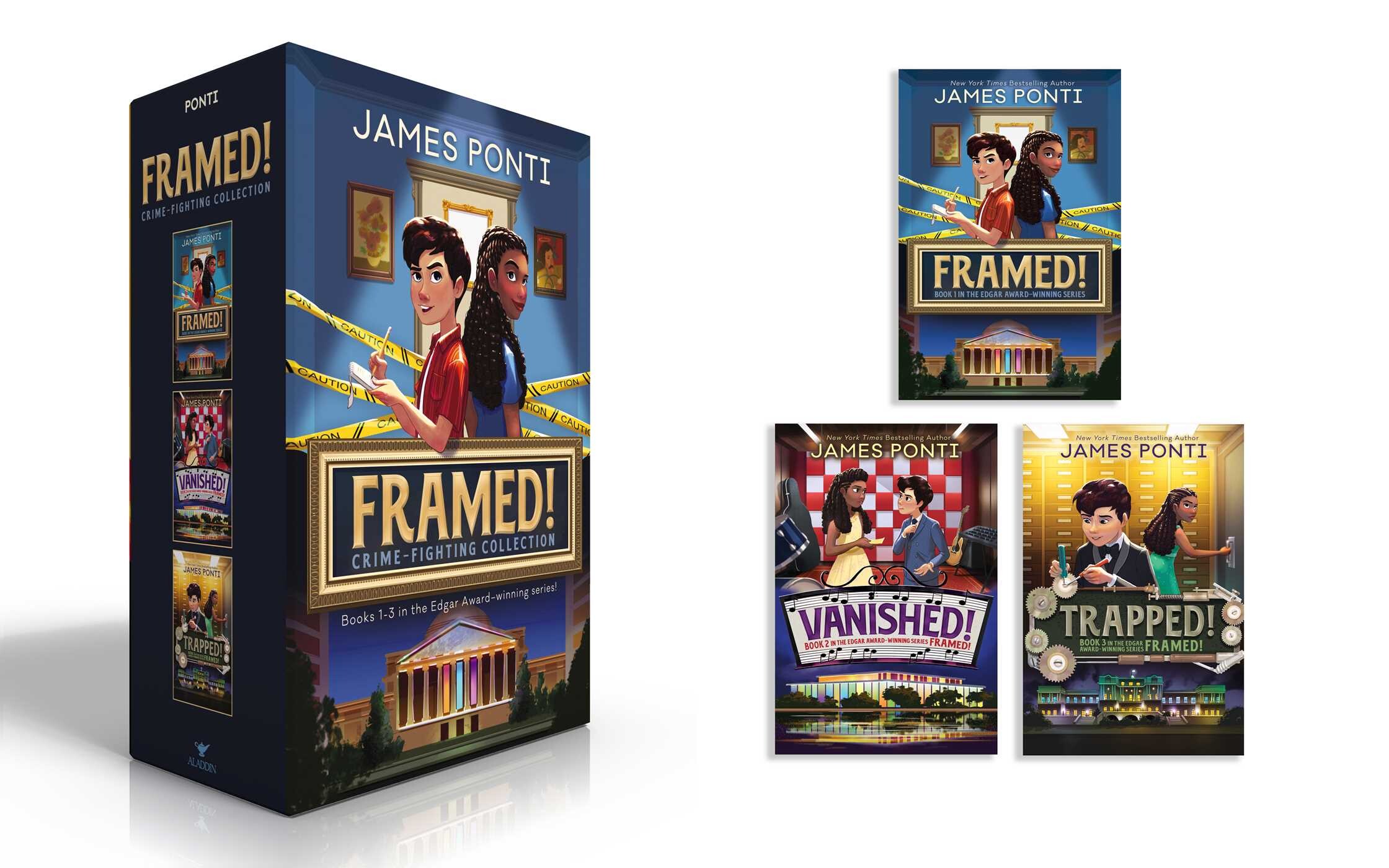 Framed! Crime-Fighting Collection (Boxed Set) | Book by James Ponti ...