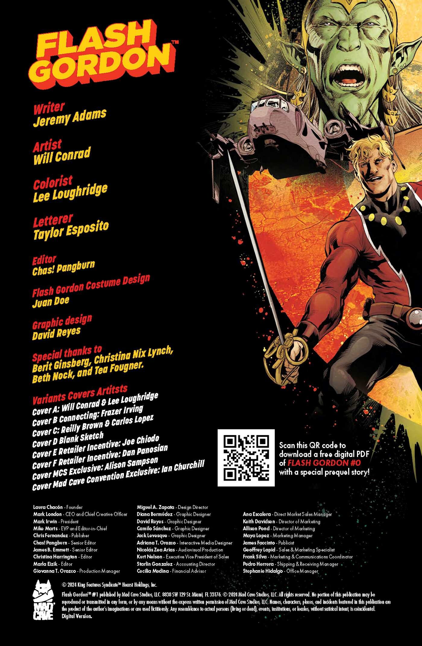 Flash Gordon Vol. 1 | Book by Jeremy Adams, Will Conrad, Lee Loughridge, Taylor Esposito ...