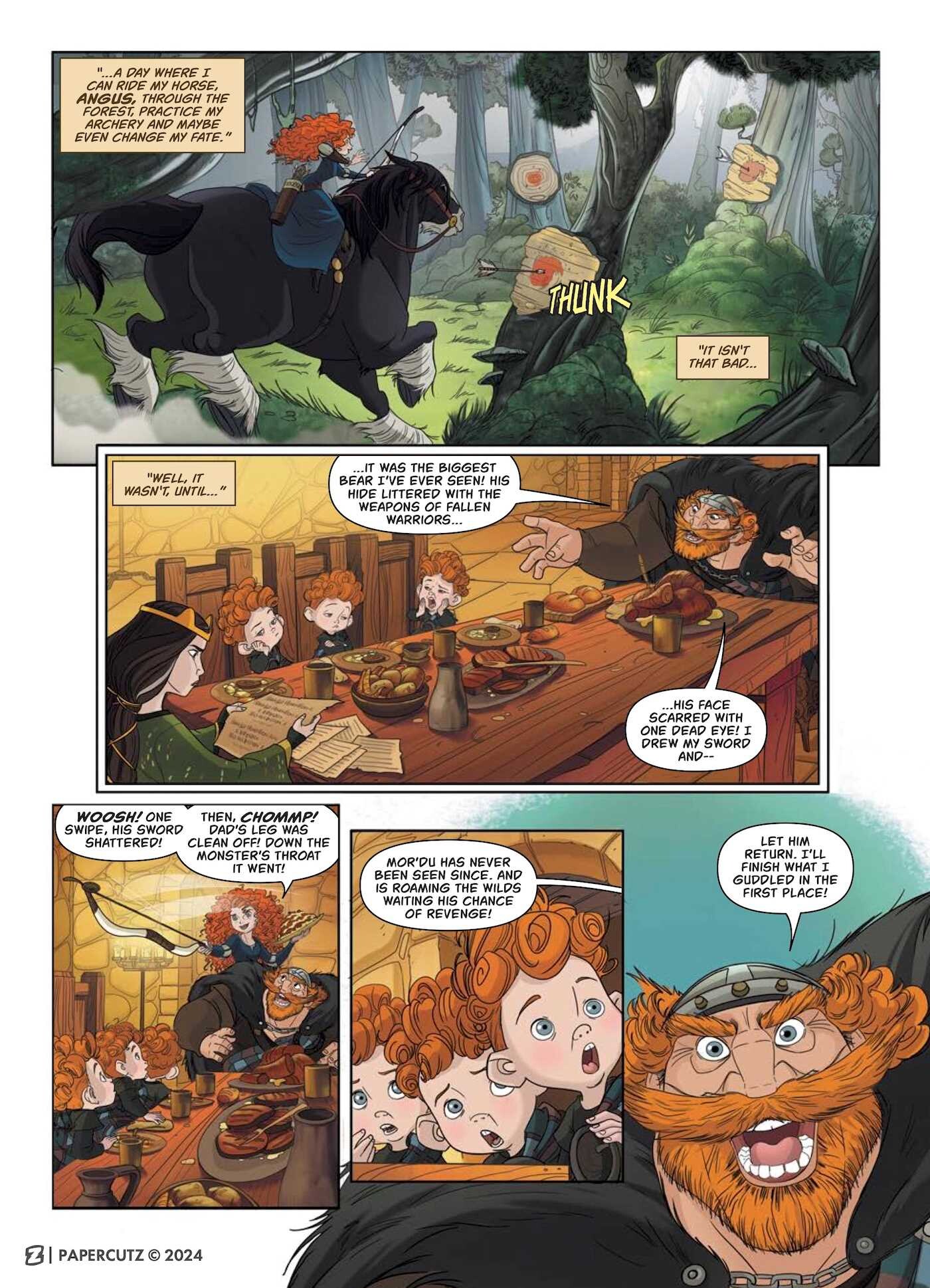 Disney Pixar Classic Graphic Novel: Brave | Book by The Disney Comics ...