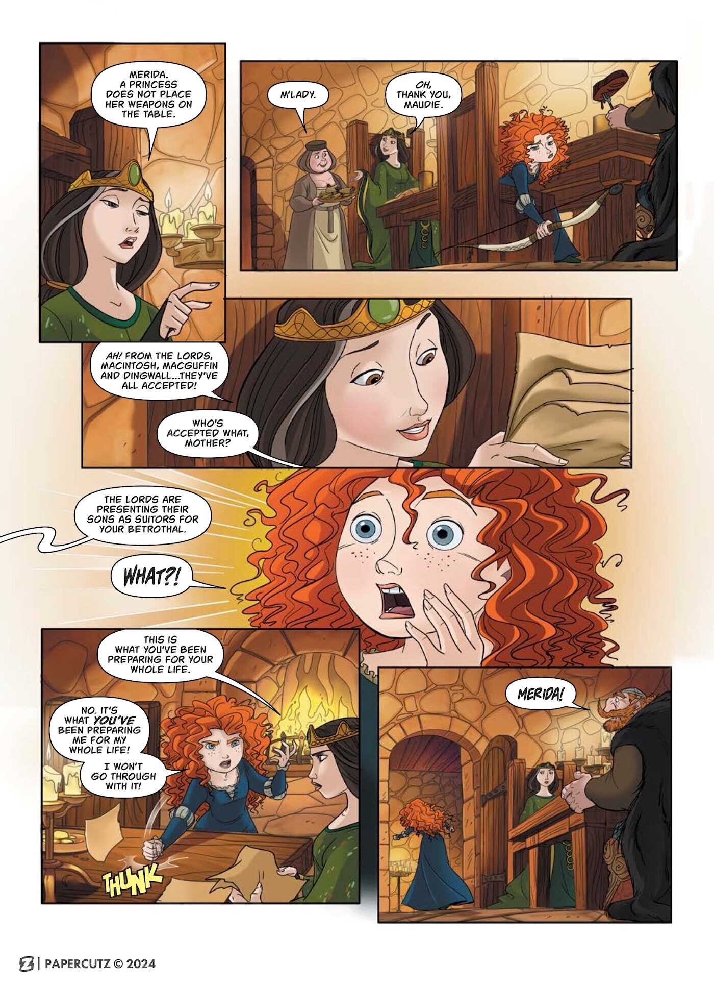 Disney Pixar Classic Graphic Novel: Brave | Book by The Disney Comics ...