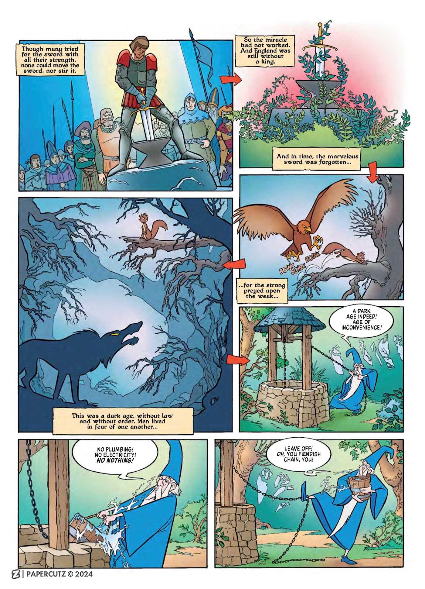 Disney Classic Graphic Novel: The Sword in the Stone | Book by The ...