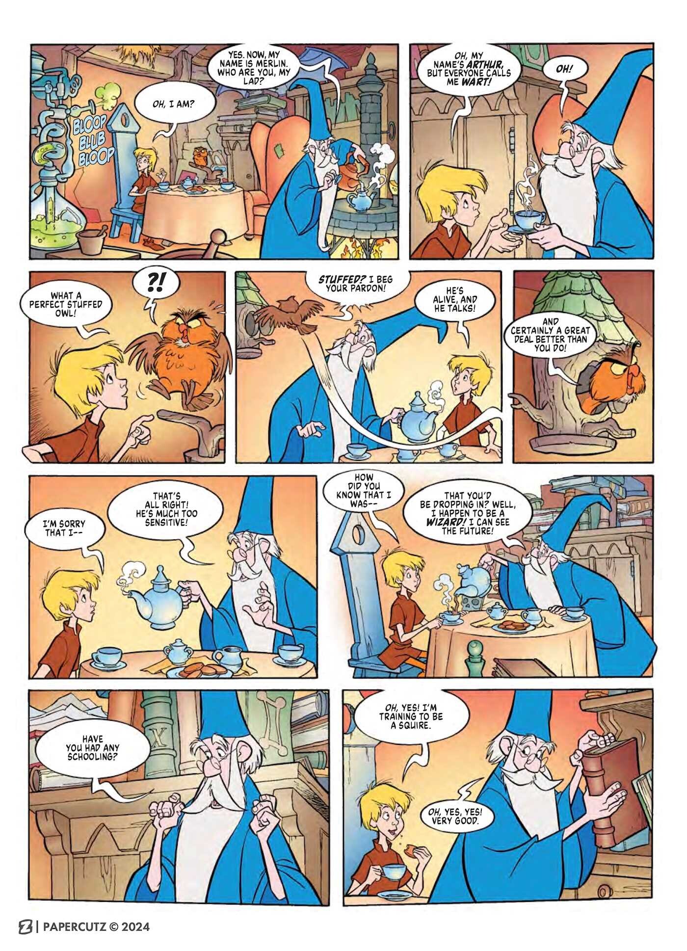 Disney Classic Graphic Novel: The Sword in the Stone | Book by The ...