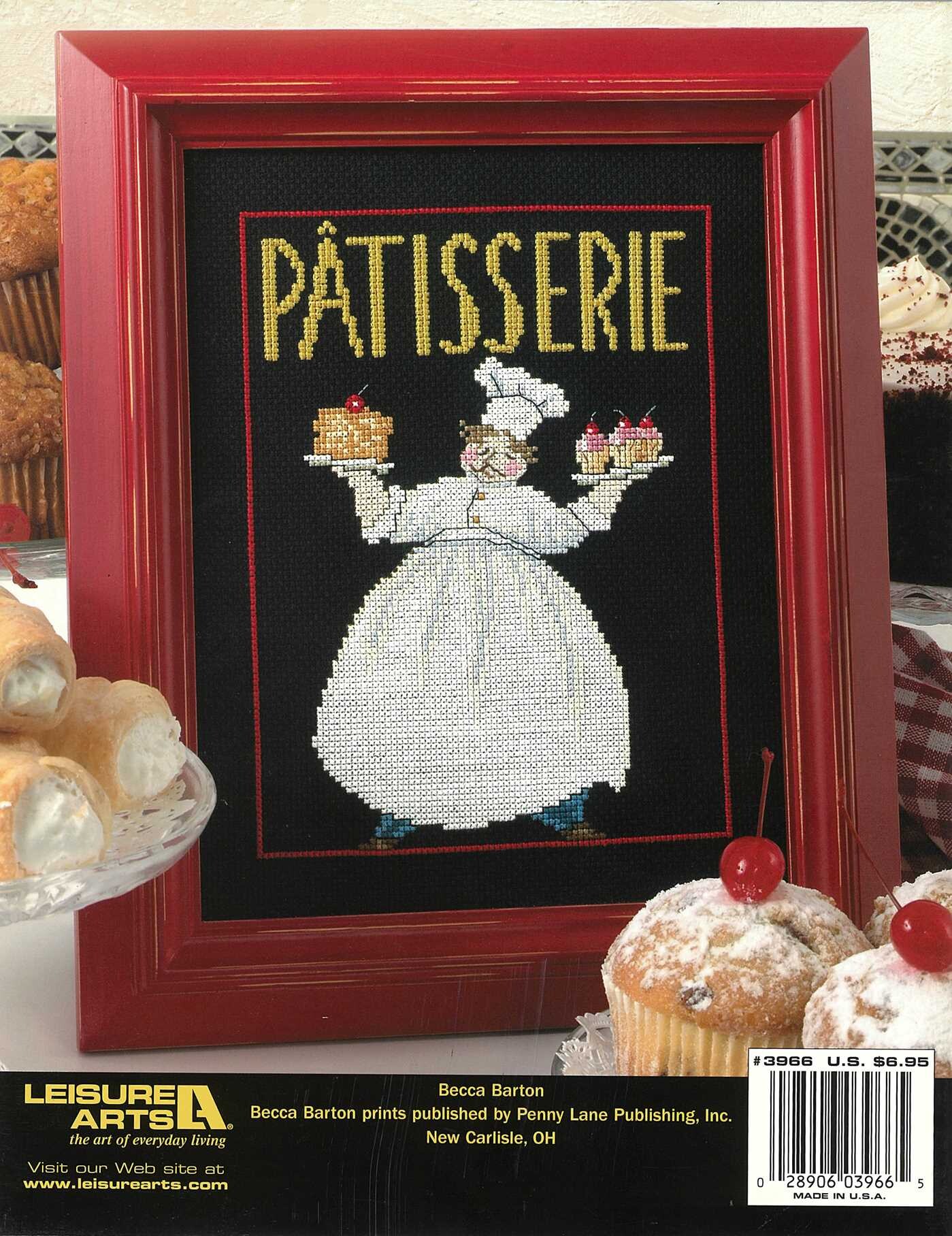 French Chefs—4 Cross Stitch Designs; Stylish Kitchen Decor | Book by ...