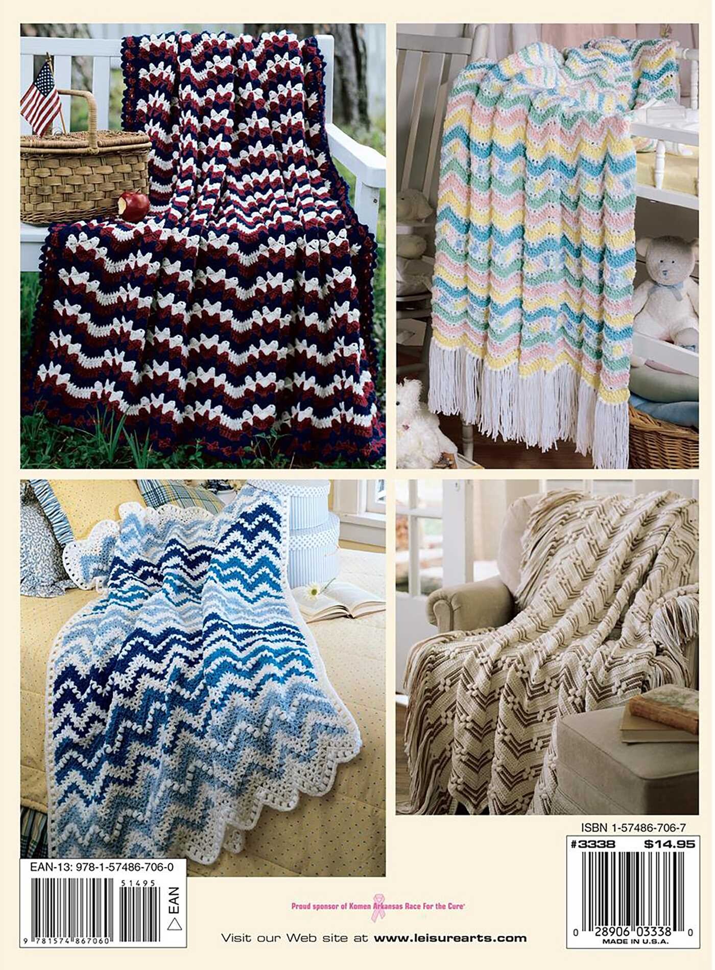 40 Favorite Ripple Afghans | Book by Leisure Arts | Official Publisher ...