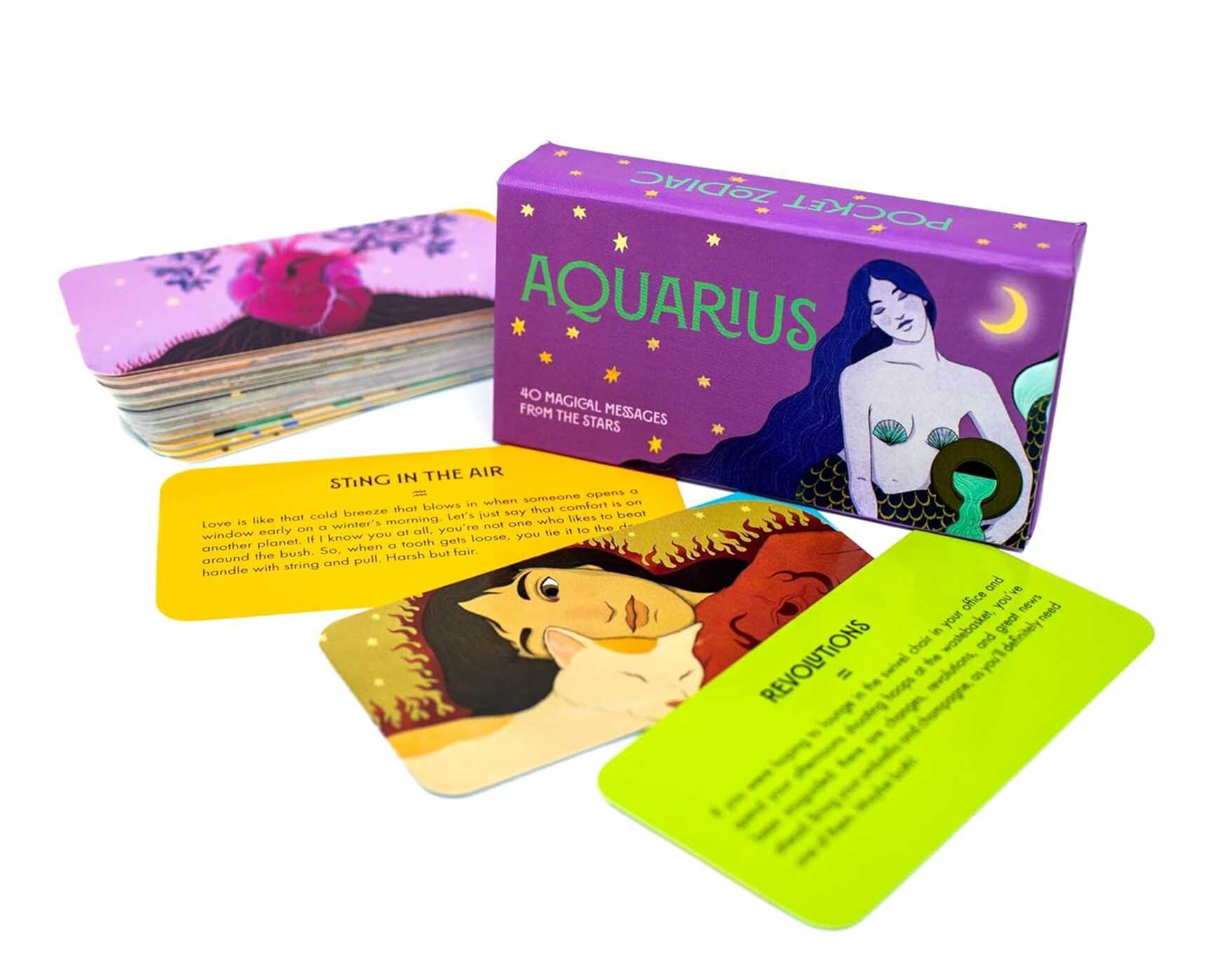 Aquarius Pocket Zodiac Cards - Book Summary & Video | Official ...