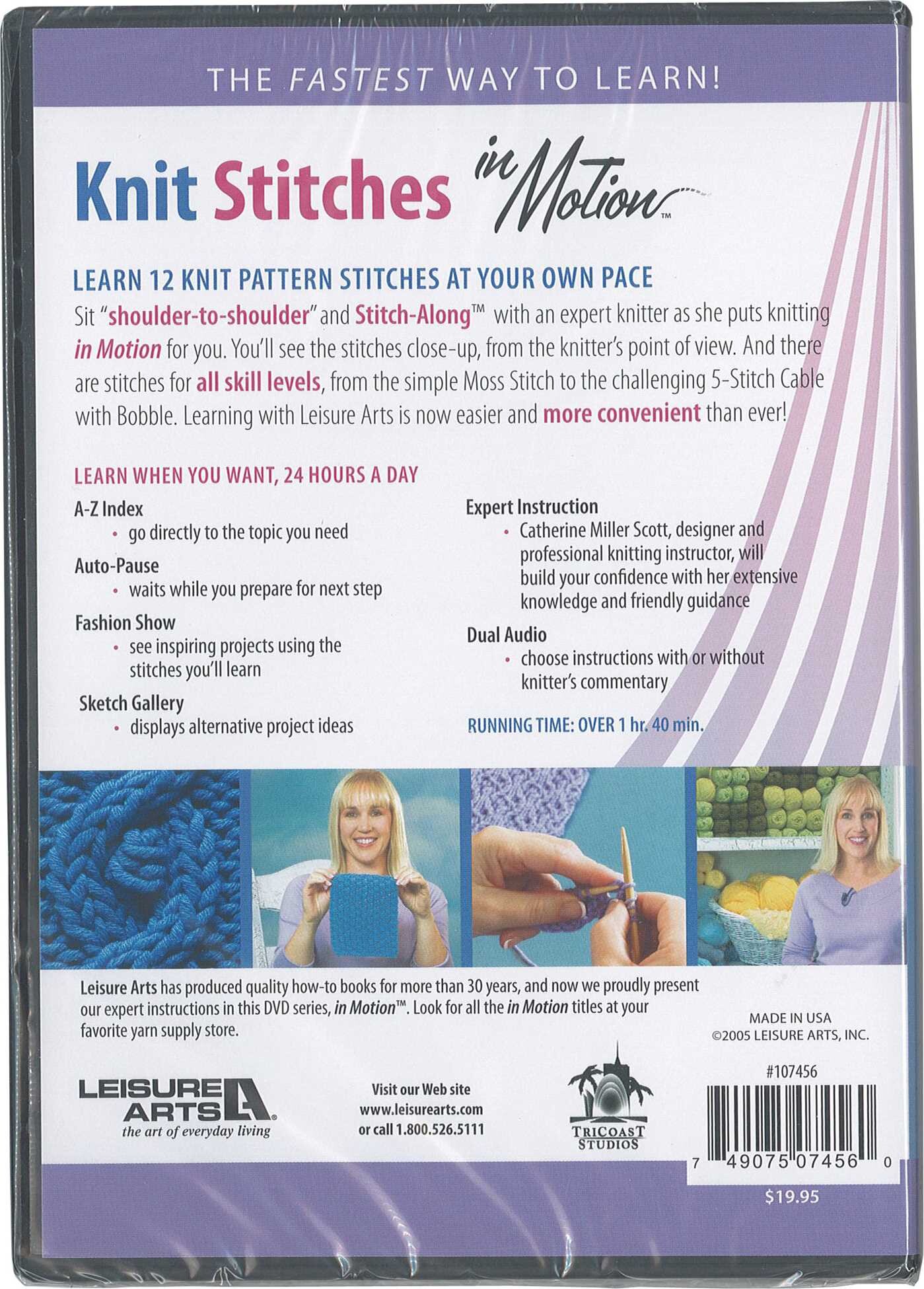 Knit Stitches in Motion - Book Summary & Video | Official Publisher ...