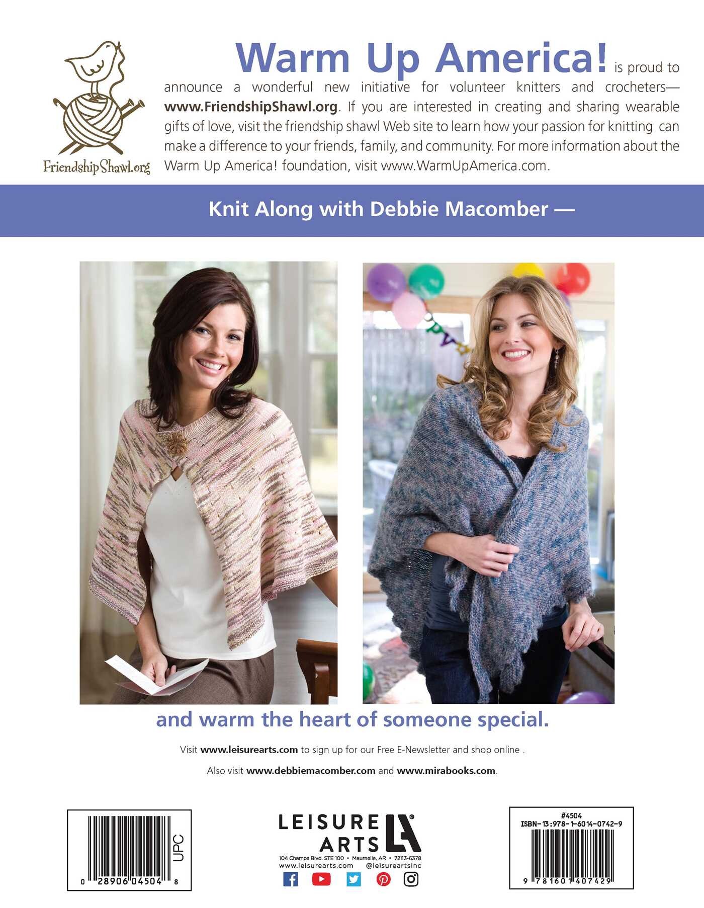 Knit Along with Debbie Macomber—Friendship Shawls | Book by House of ...
