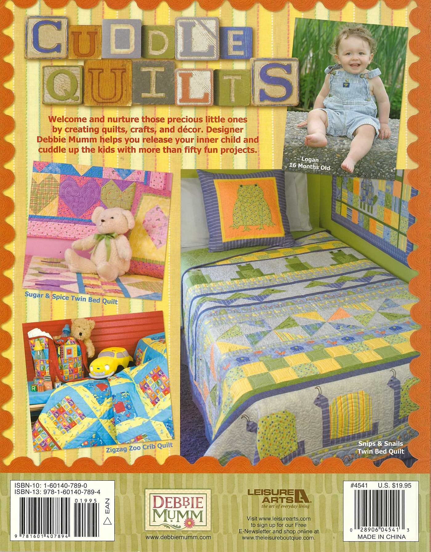 Debbie Mumm's Cuddle Quilts For Little Girls and Boys | Book by Glenna ...