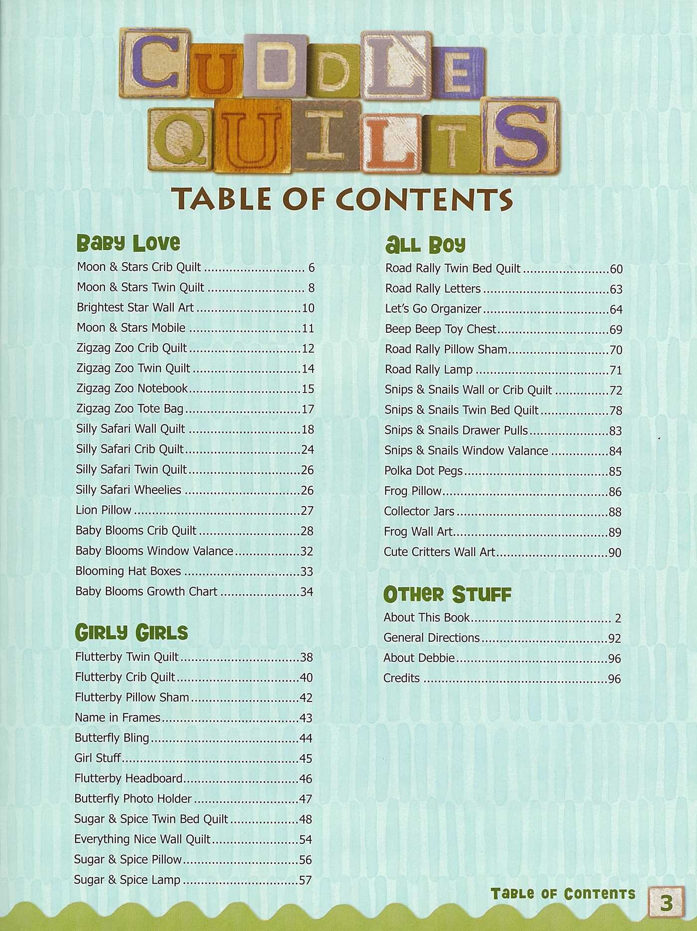 Debbie Mumm's Cuddle Quilts For Little Girls and Boys | Book by Glenna ...