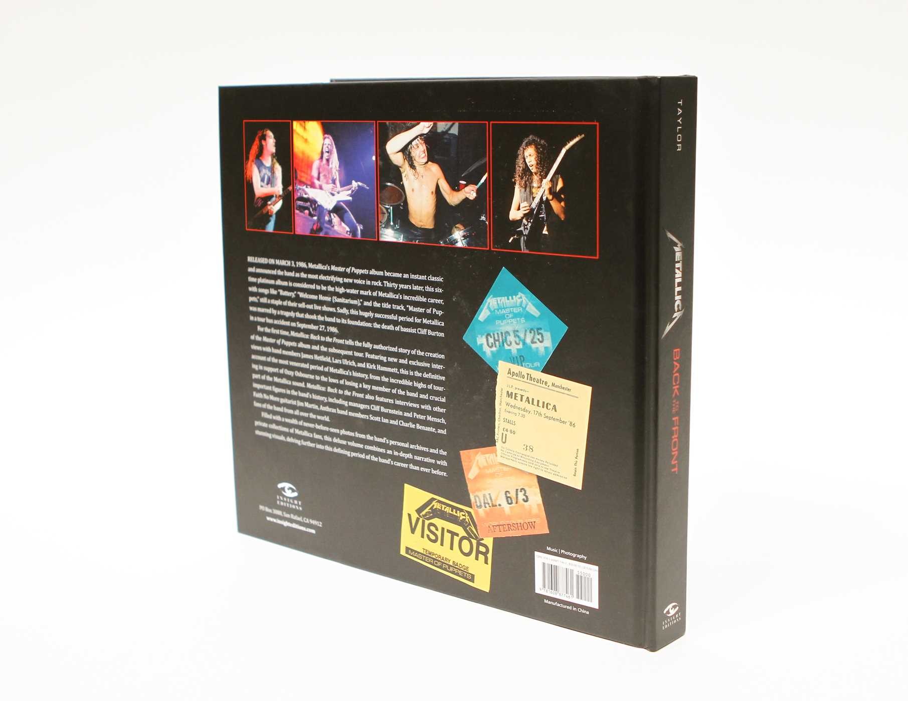Metallica: Back to the Front | Book by Matt Taylor, James Hetfield, Ray ...