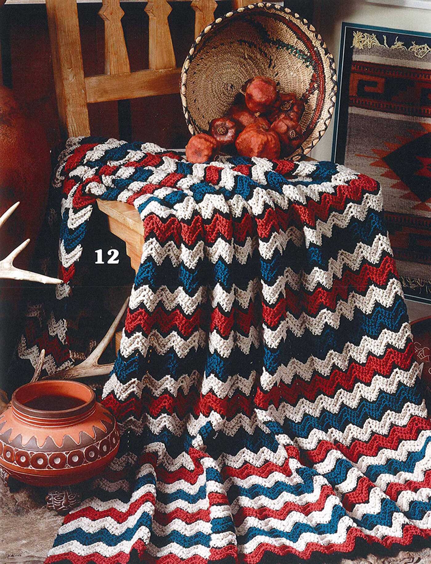 Rippling Effects— 16 Afghan Designs to Add to Your Home Decor | Book by ...