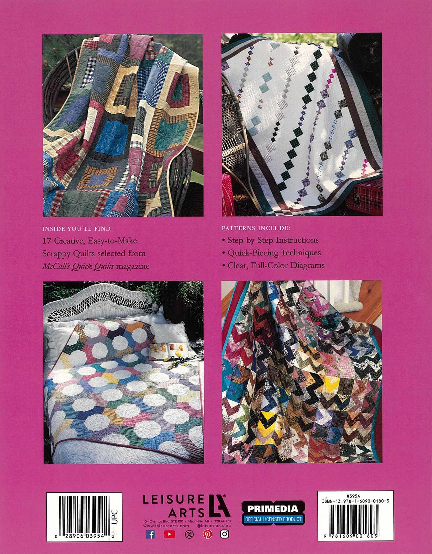 Quick & Scrappy Quilts | Book by Leisure Arts | Official Publisher Page ...