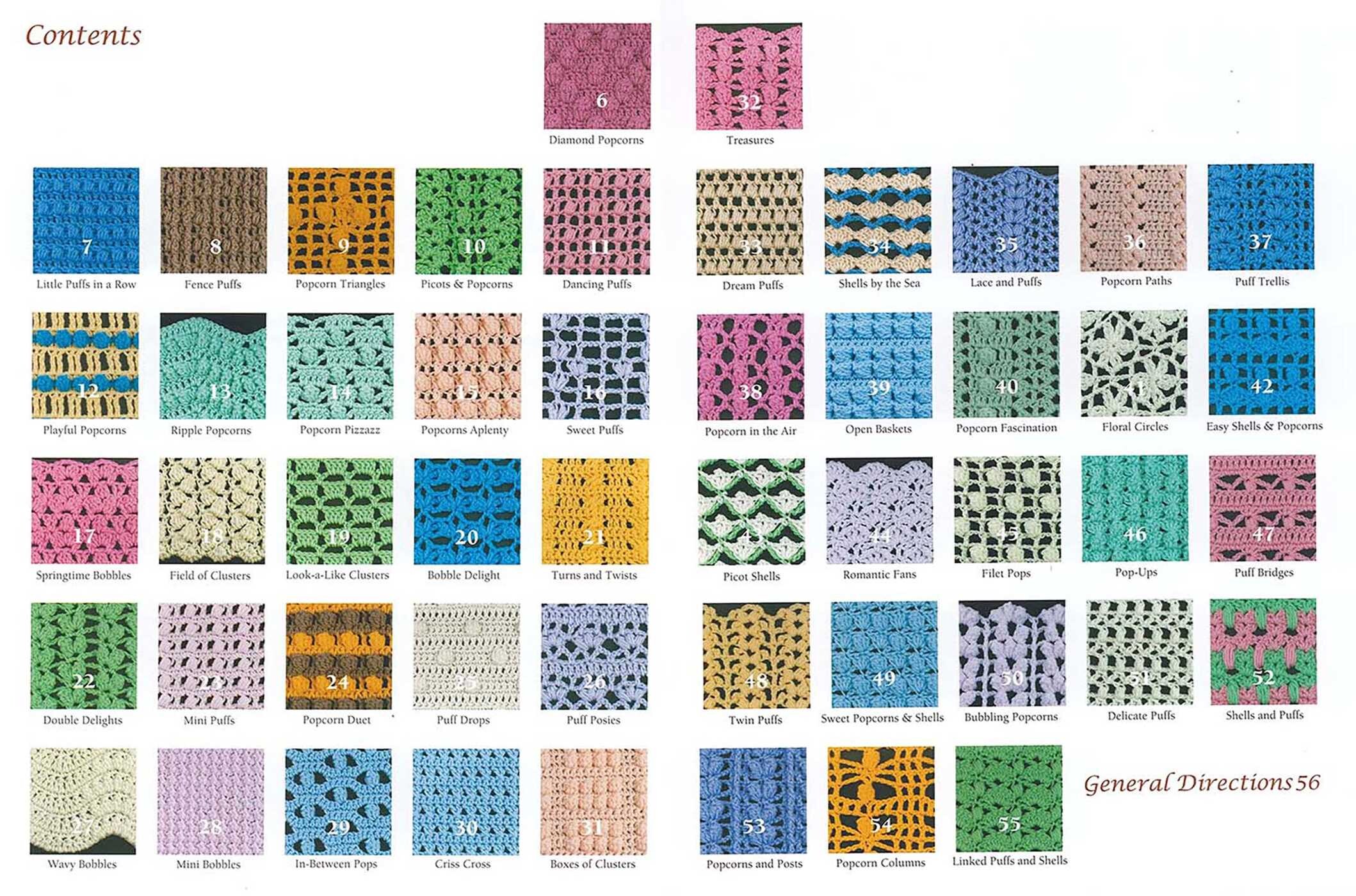 50 Fabulous Crochet Bobbles, Popcorns, and Puffs | Book by Jean ...