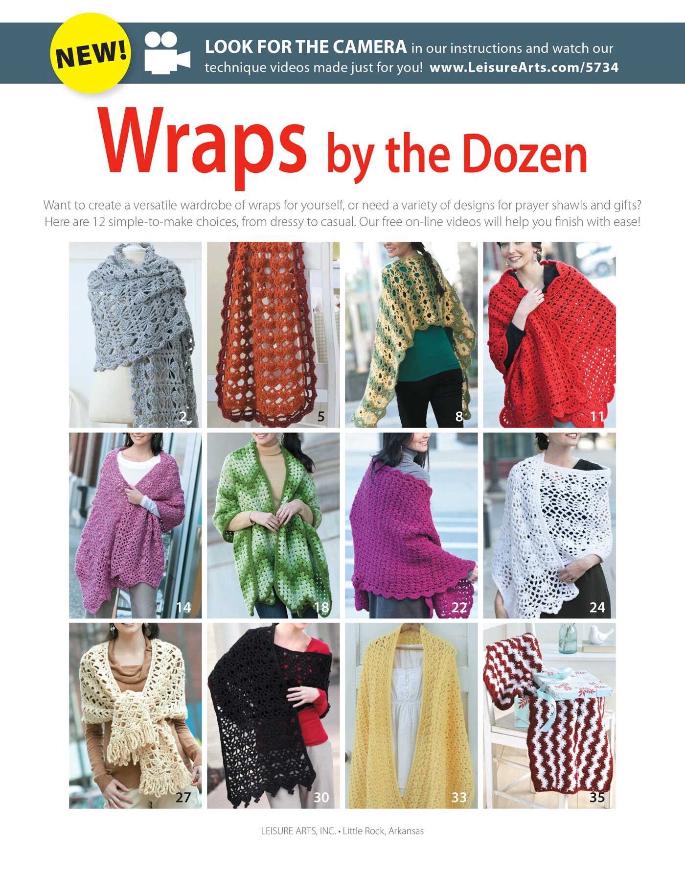 Wraps by the Dozen—From Dressy to Casual, Show Your Style with Cozy ...