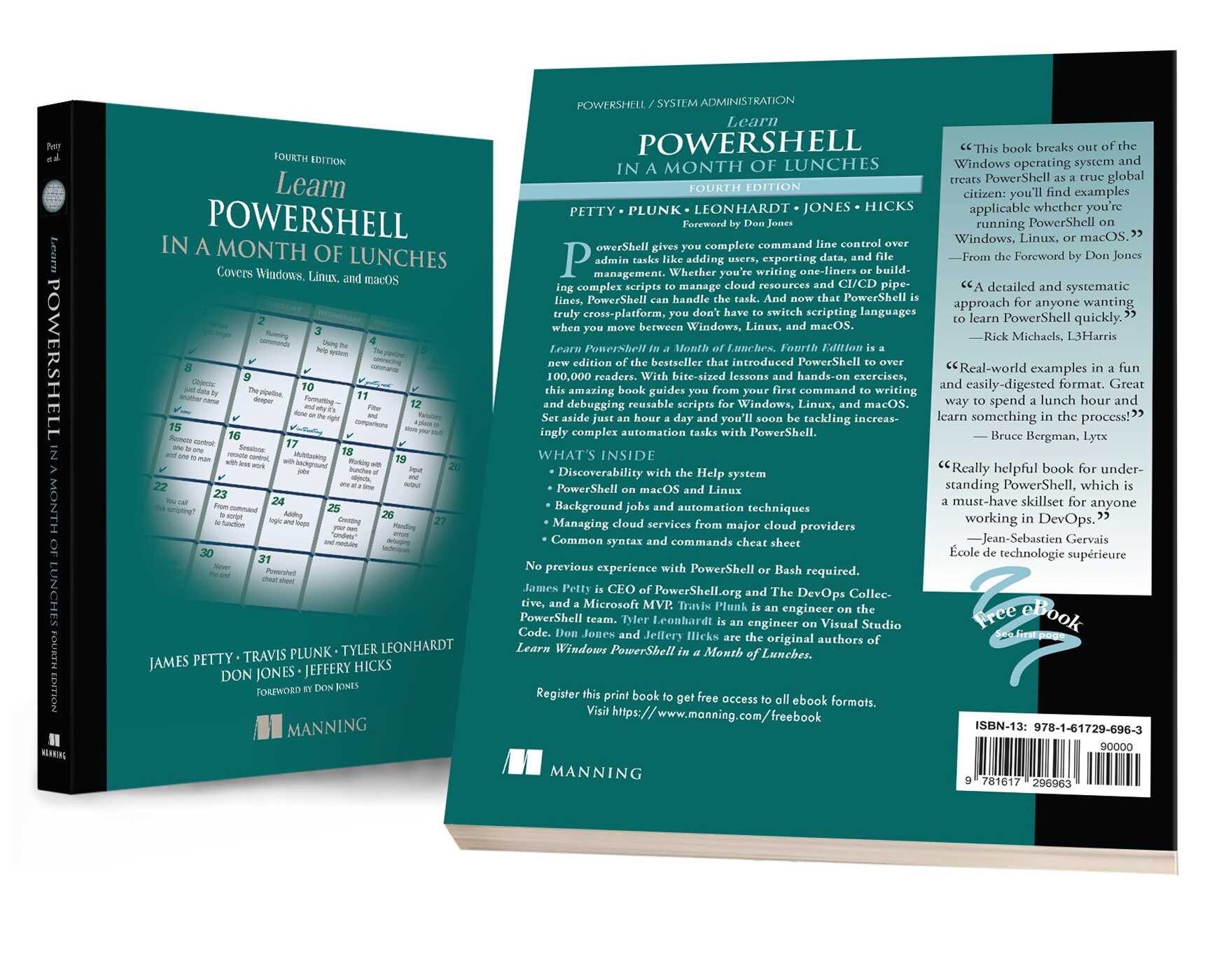 Learn PowerShell in a Month of Lunches, Fourth Edition | Book by Travis ...