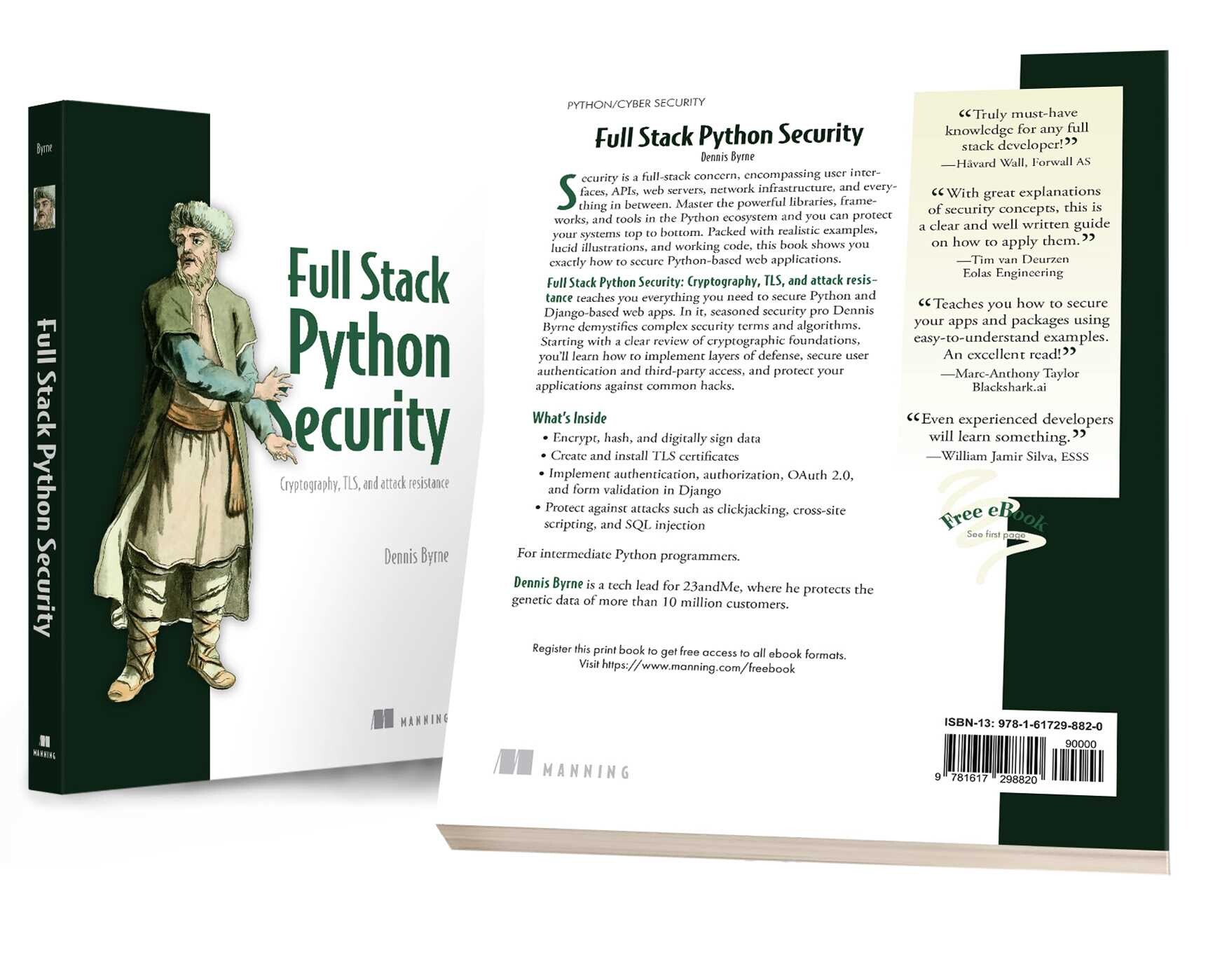 Full Stack Python Security | Book by Dennis Byrne | Official Publisher ...