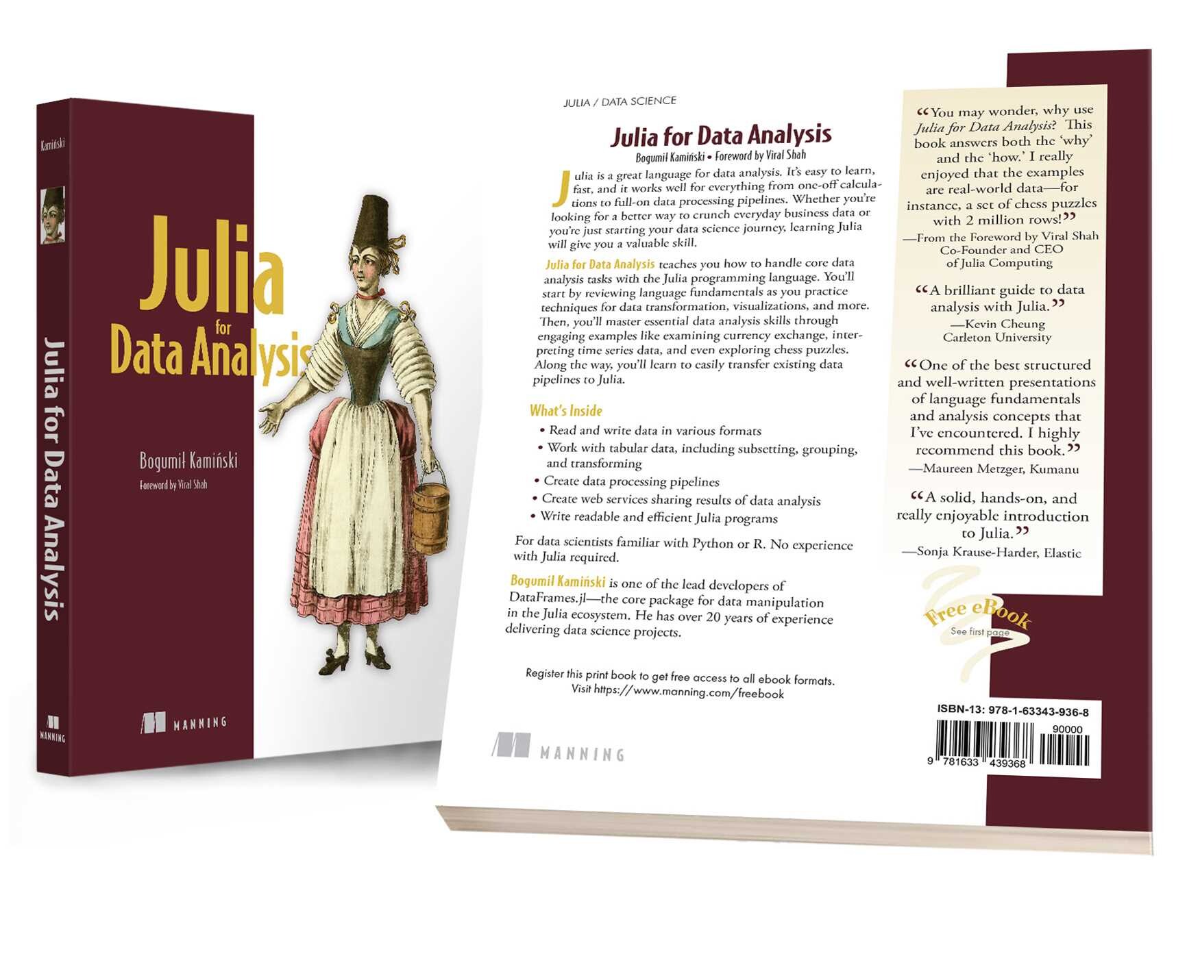 Julia for Data Analysis | Book by Bogumil Kaminski | Official Publisher ...