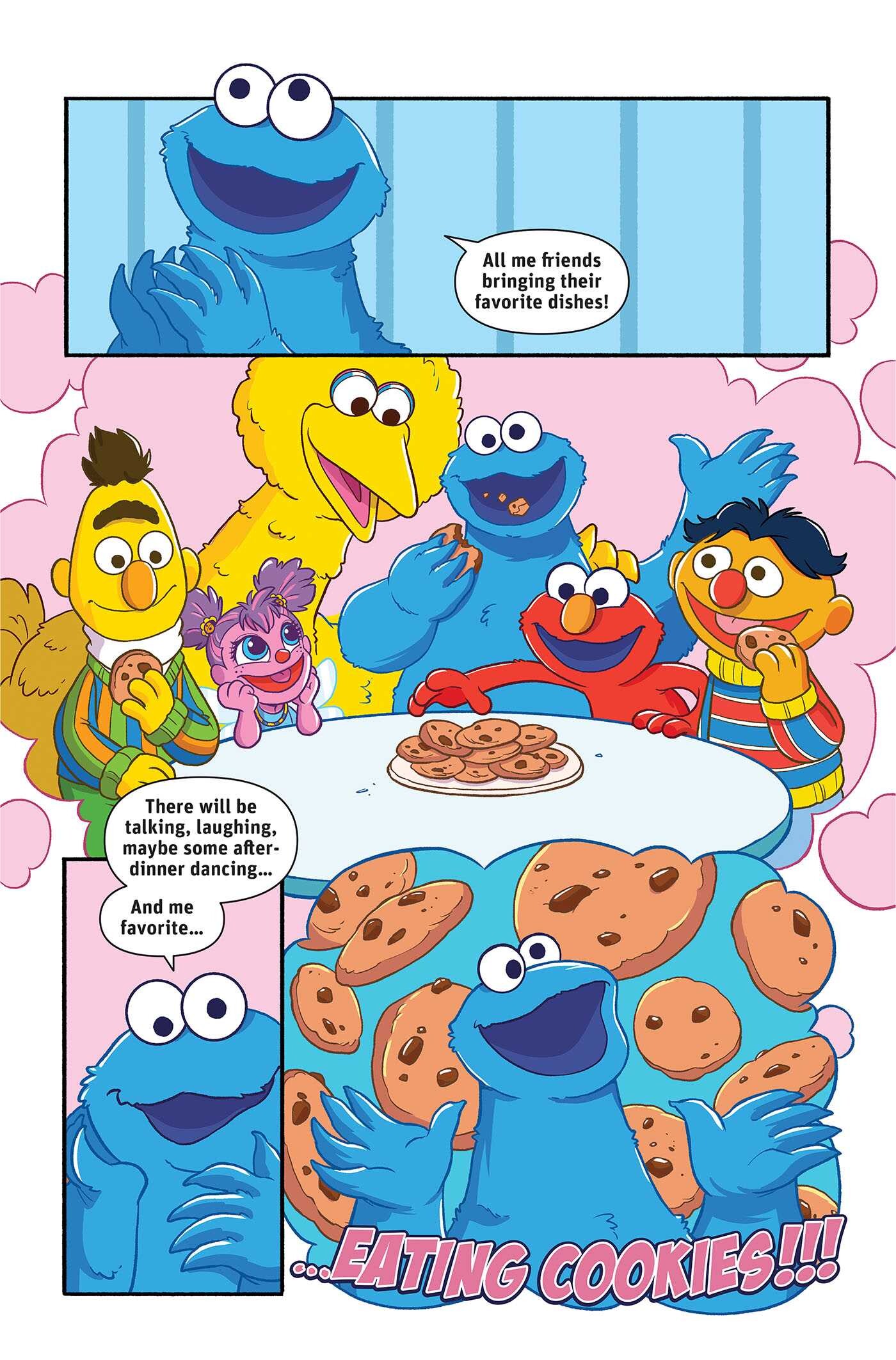 Sesame Street: Cookie Monster's Dinner Party | Book by Mary Kenney ...