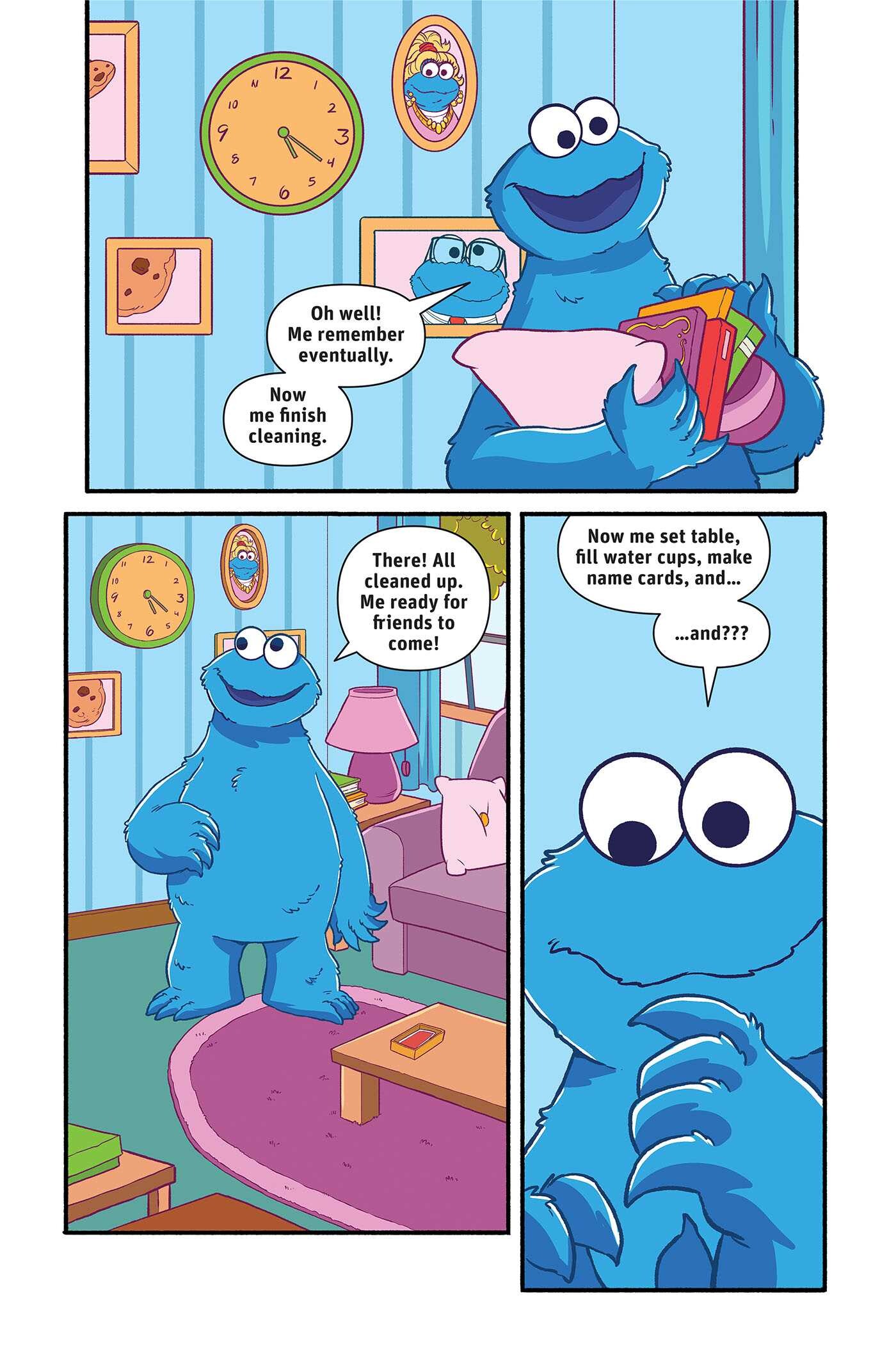 Sesame Street: Cookie Monster's Dinner Party | Book by Mary Kenney ...