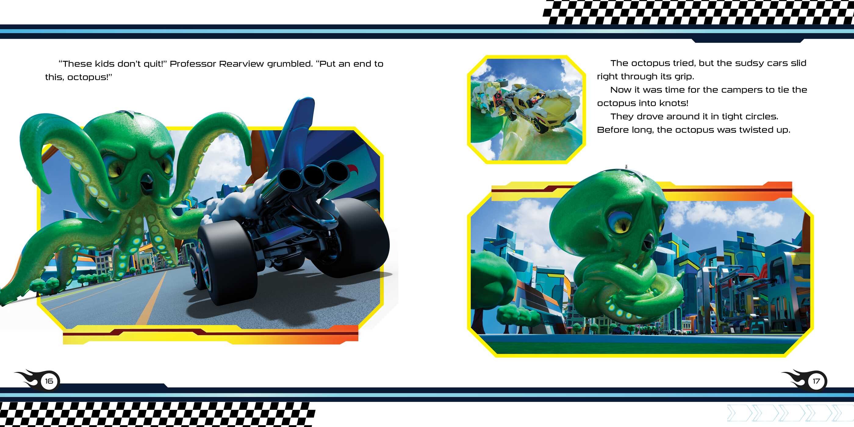Hot Wheels Let's Race: Attack of the Giant Octopus | Book by Eric Geron ...