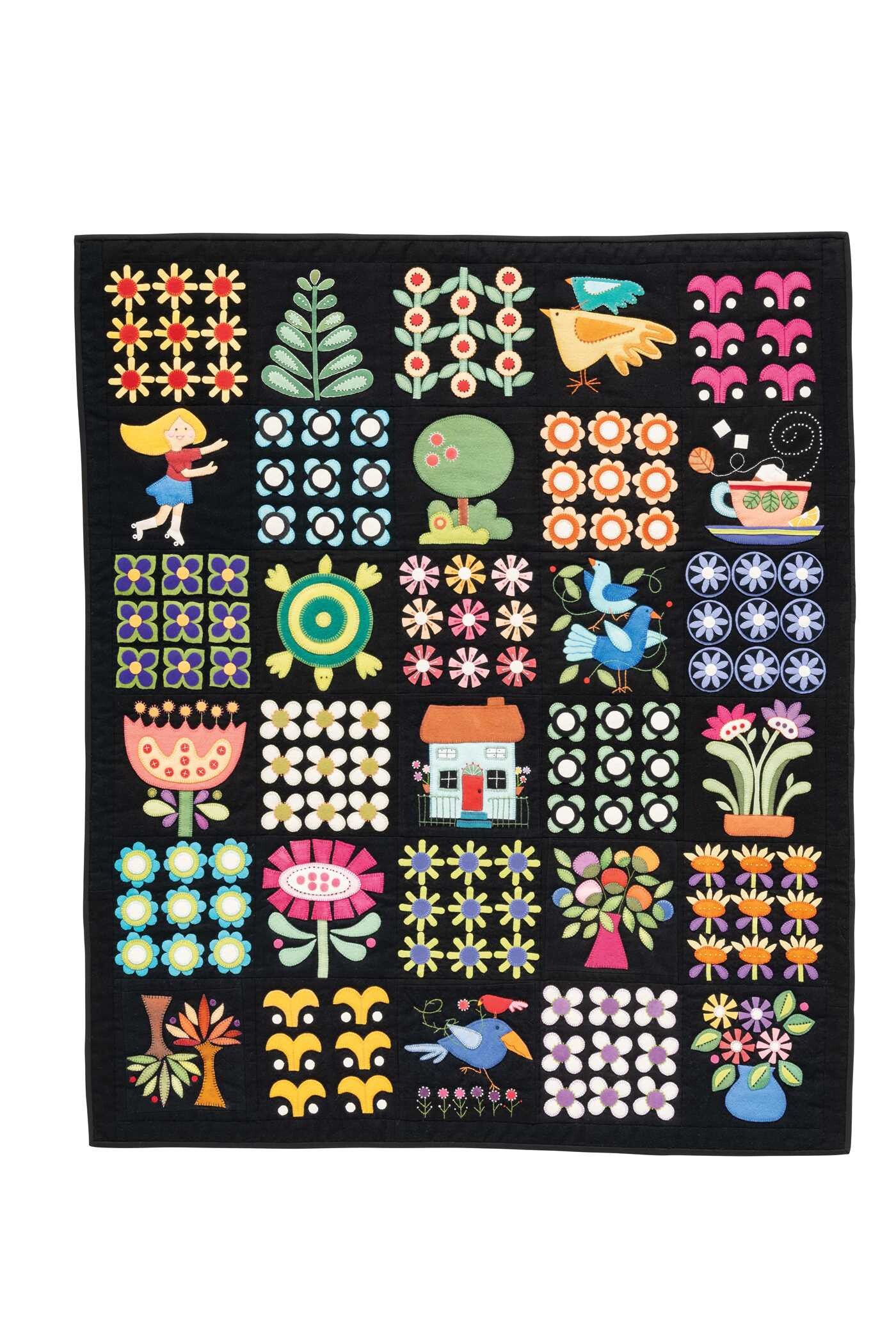 Folk Art Garden Appliqué Sampler | Book by Erica Kaprow | Official ...