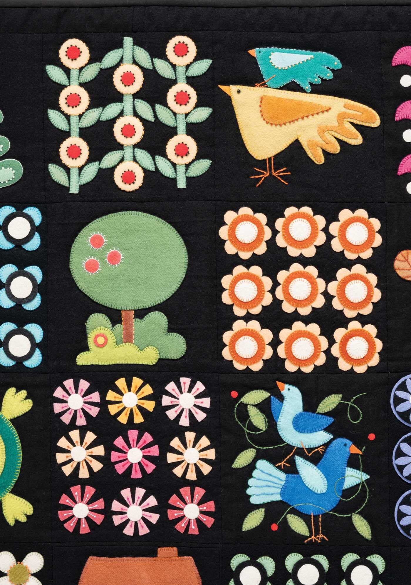 Folk Art Garden Appliqué Sampler | Book by Erica Kaprow | Official ...