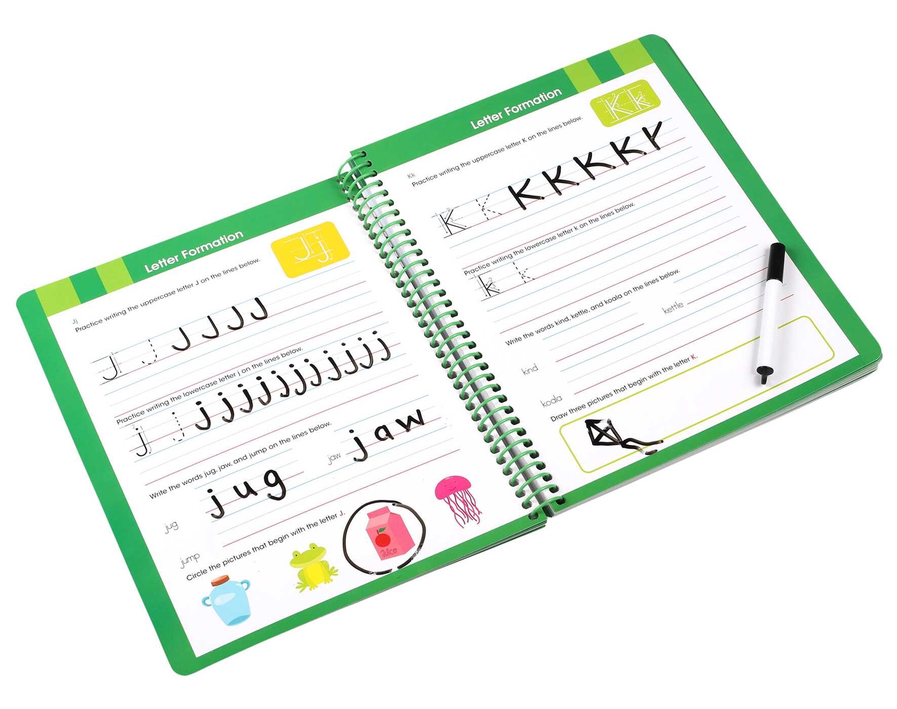 Ready to Learn: First Grade Write and Wipe Workbook | Book by Editors ...