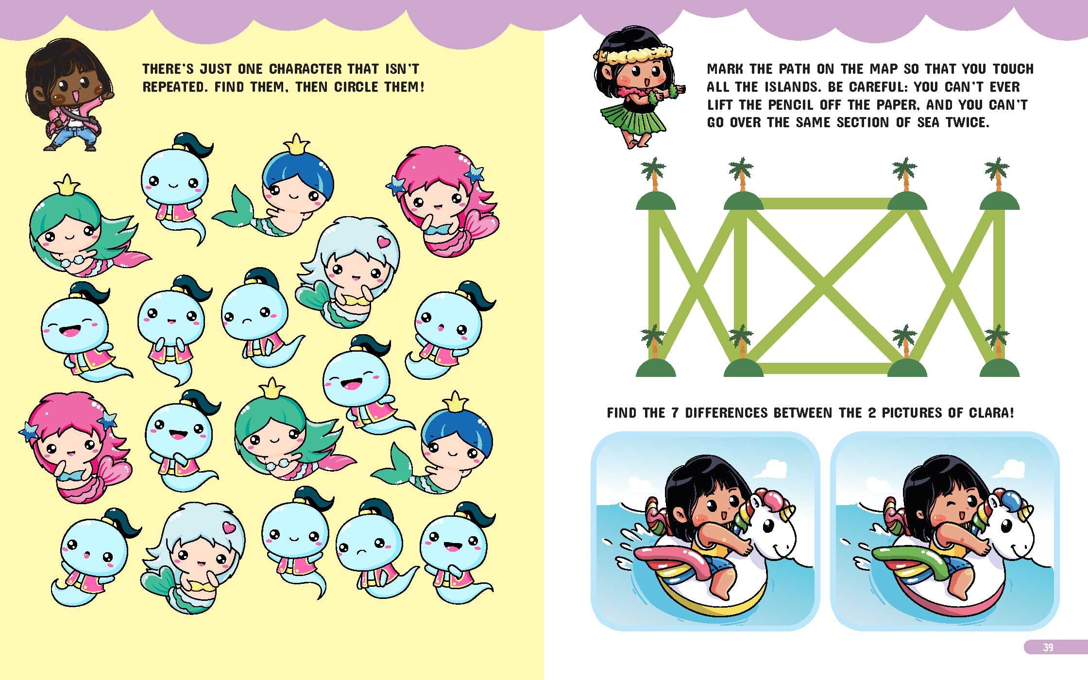 The Kawaii Chibi Activity Book for Kids | Book by Valentina Figus ...
