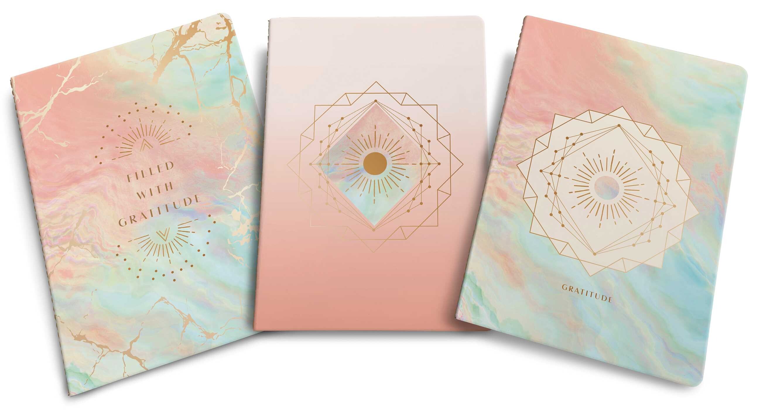 Gratitude Sewn Notebook Collection (Set of 3) | Book by Insight ...