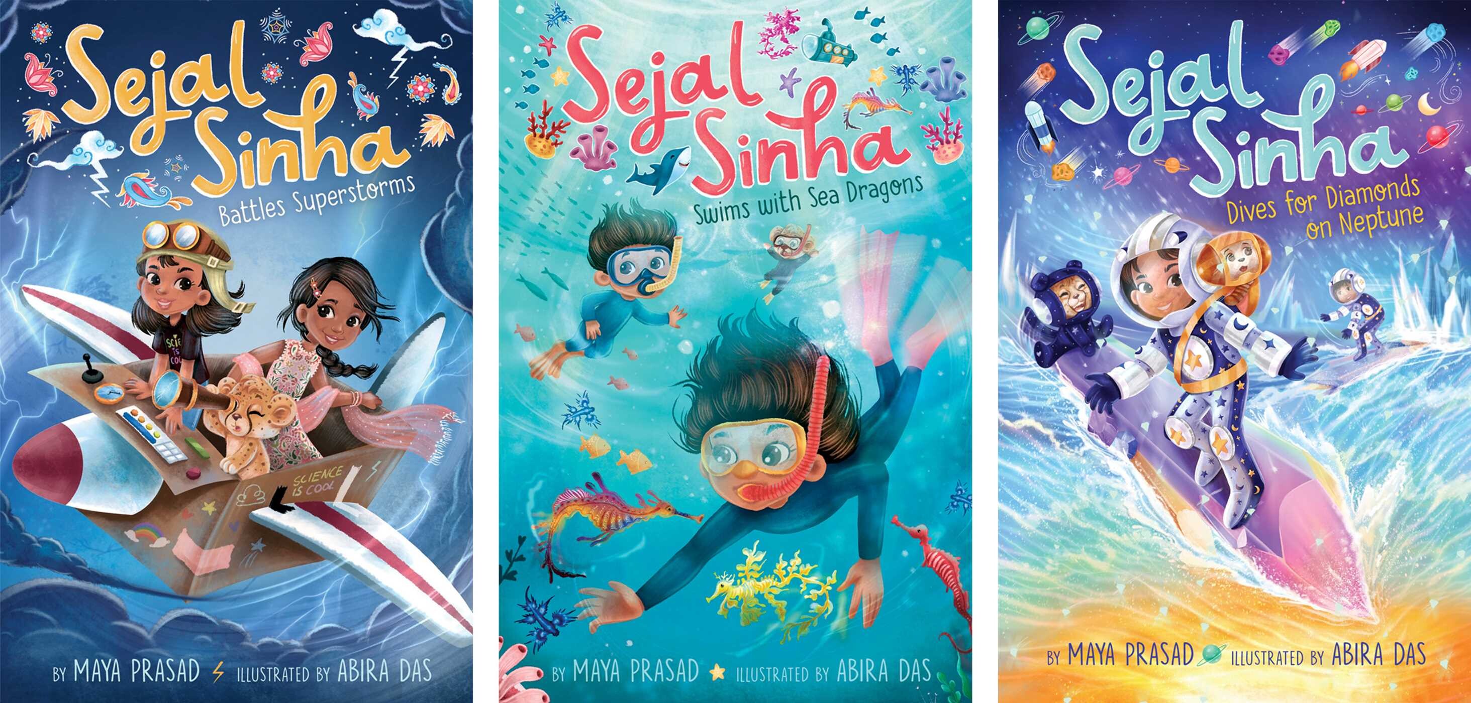 Sejal Sinha Swims with Sea Dragons | Book by Maya Prasad, Abira Das ...