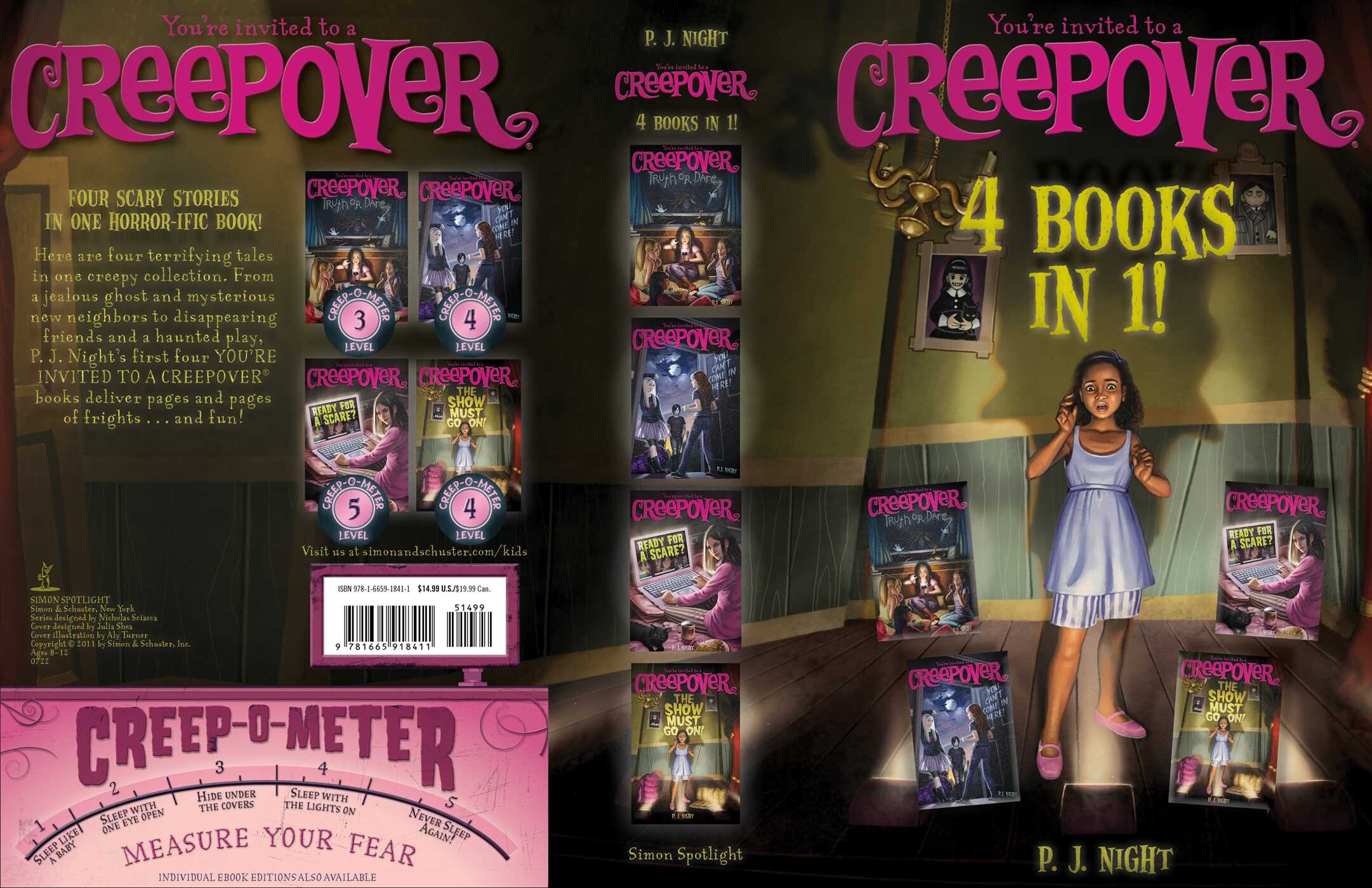 You're Invited to a Creepover 4 Books in 1! | Book by P.J. Night ...
