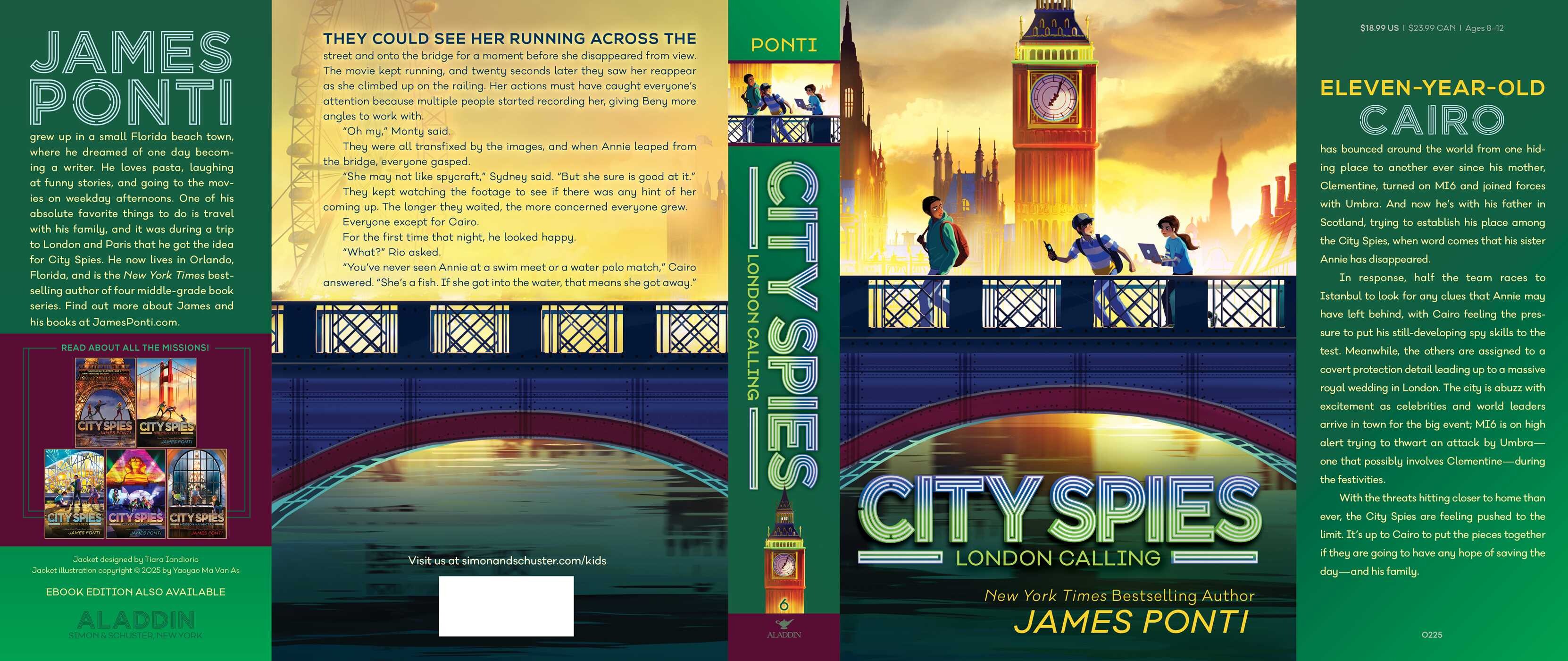 London Calling | Book by James Ponti | Official Publisher Page | Simon ...