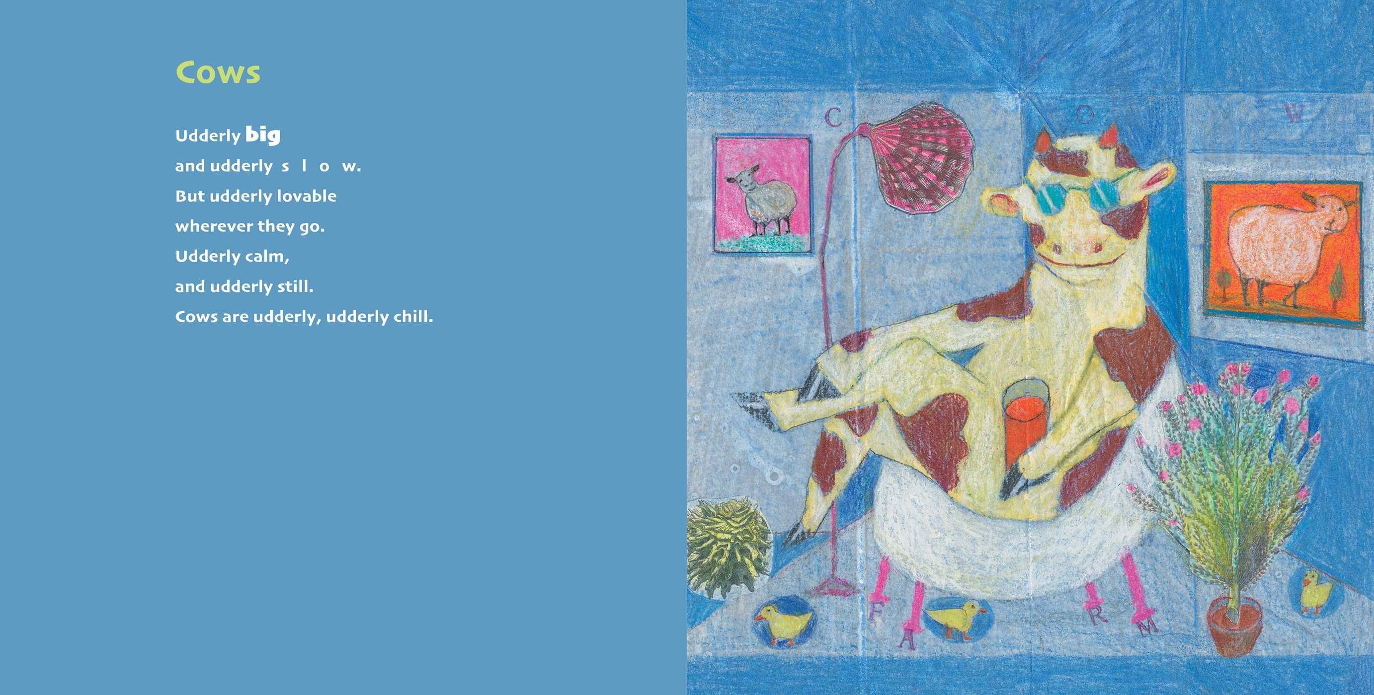 Cows and Sheep and Chicks That Cheep | Book by Douglas Florian ...