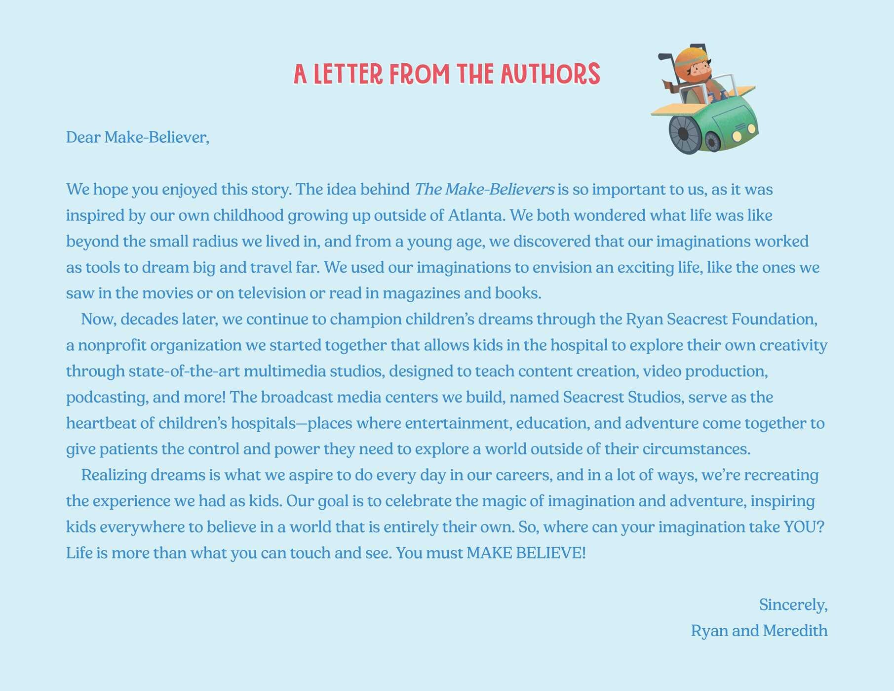 The Make-Believers | Book by Ryan Seacrest, Meredith Seacrest Leach ...