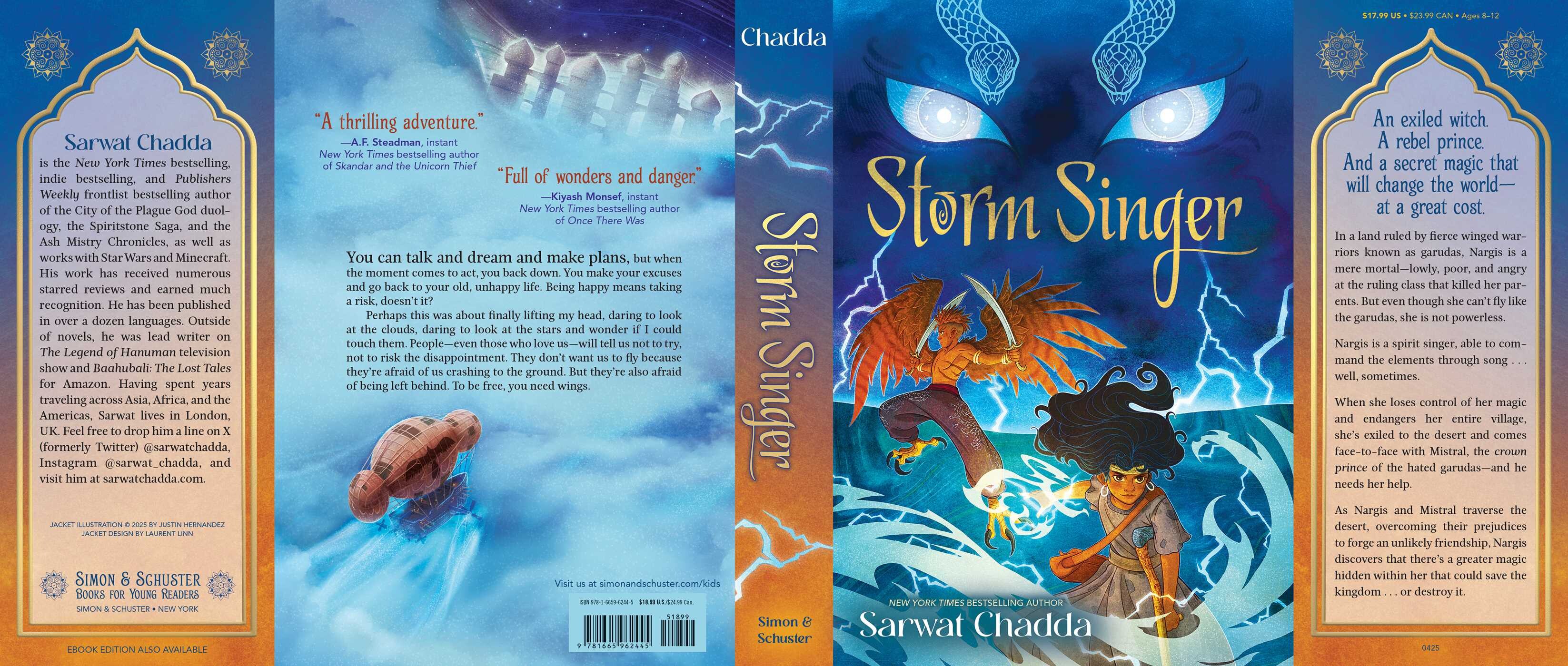 Storm Singer | Book by Sarwat Chadda, Virginia Allyn | Official ...