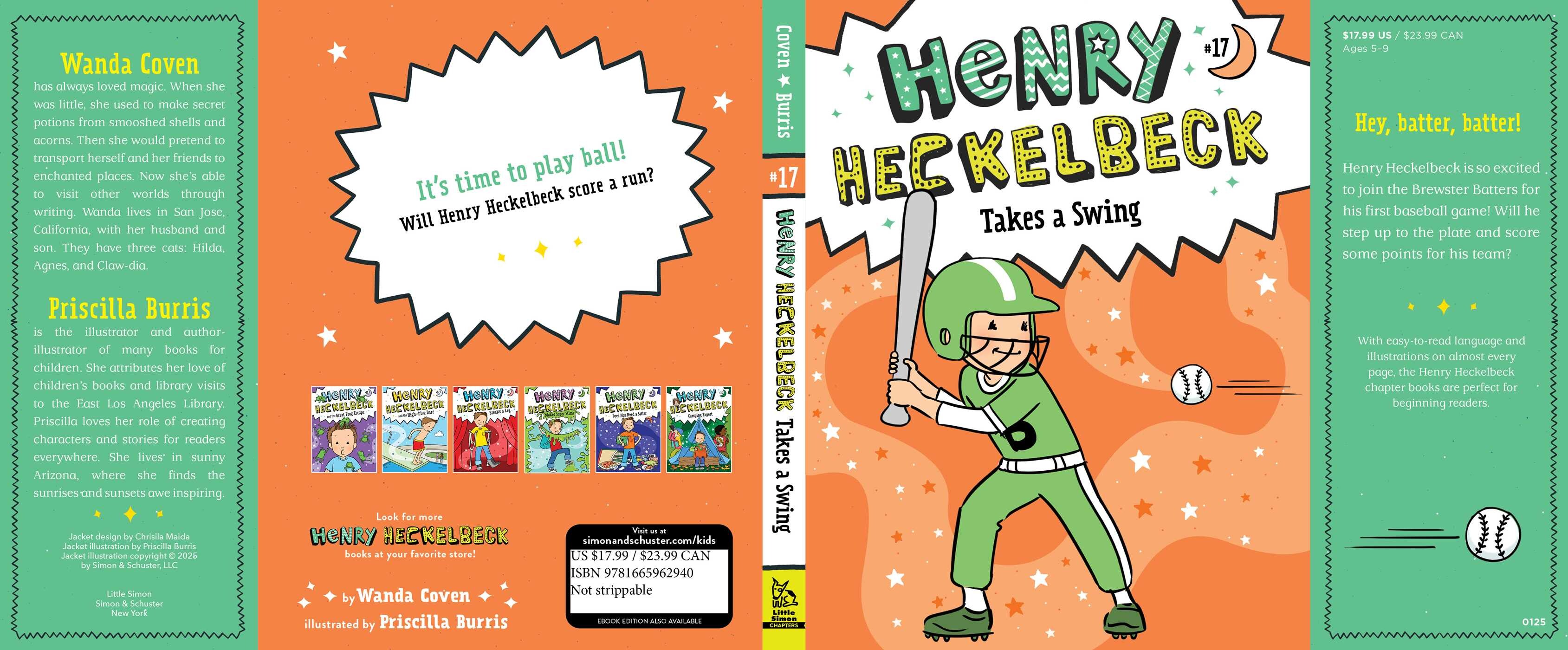 Henry Heckelbeck Takes a Swing | Book by Wanda Coven, Priscilla Burris ...