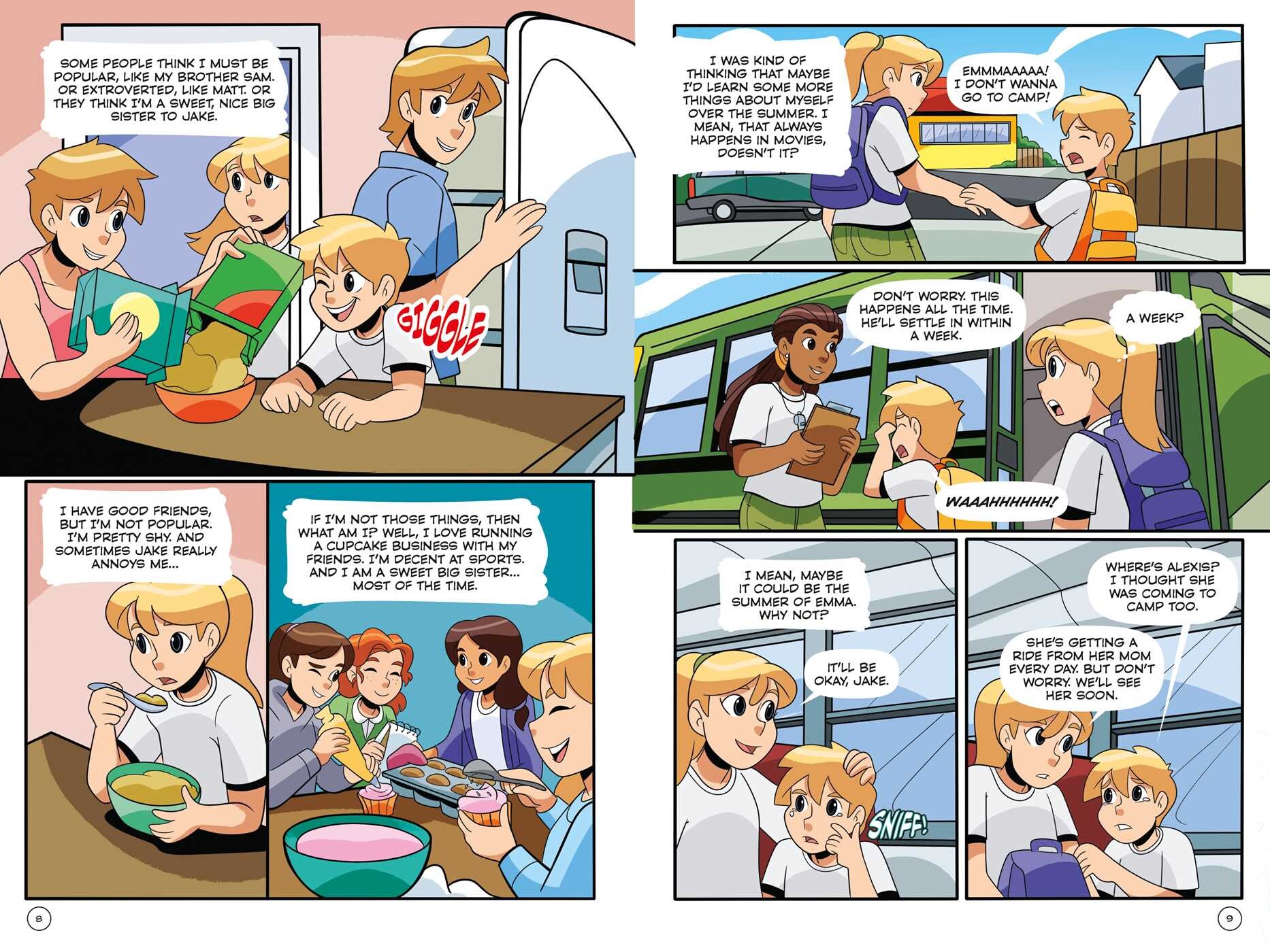 Emma All Stirred Up! The Graphic Novel | Book by Coco Simon, Glass ...