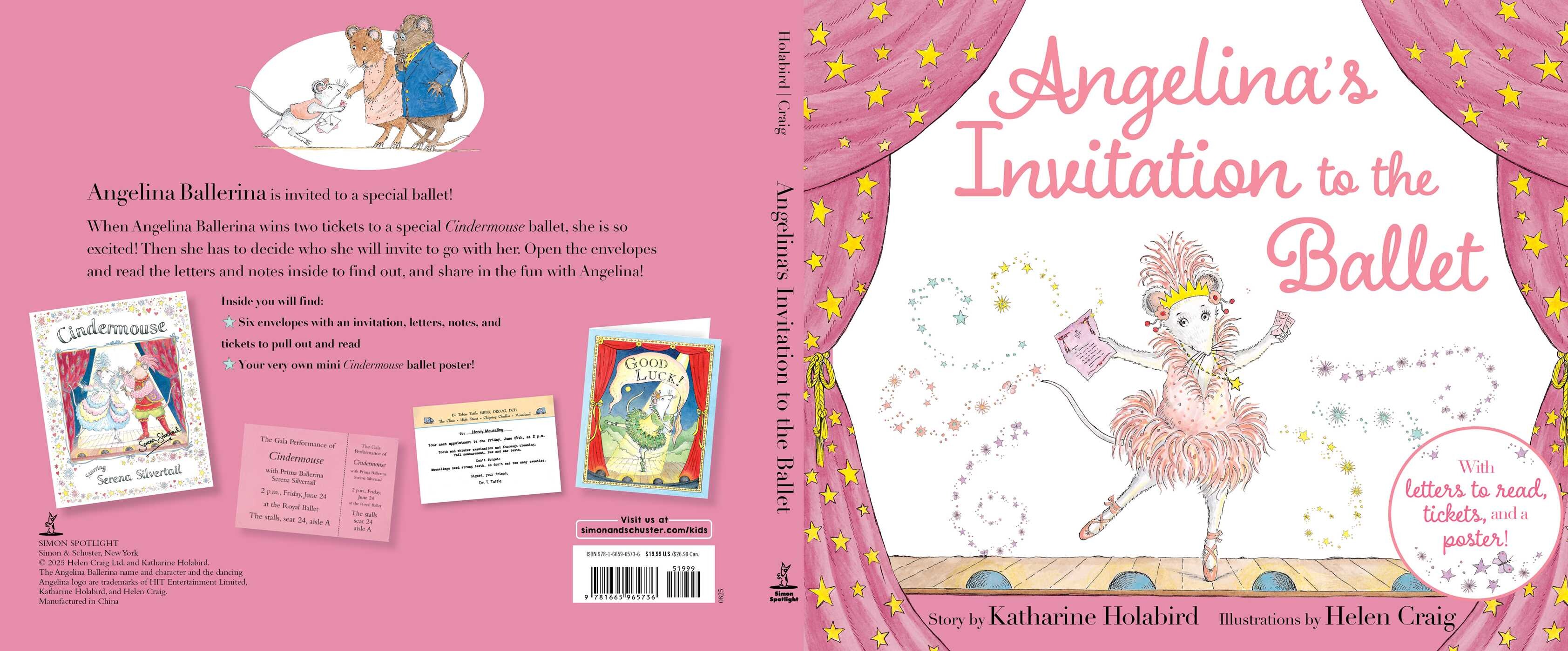 Angelina's Invitation to the Ballet | Book by Katharine Holabird, Helen ...