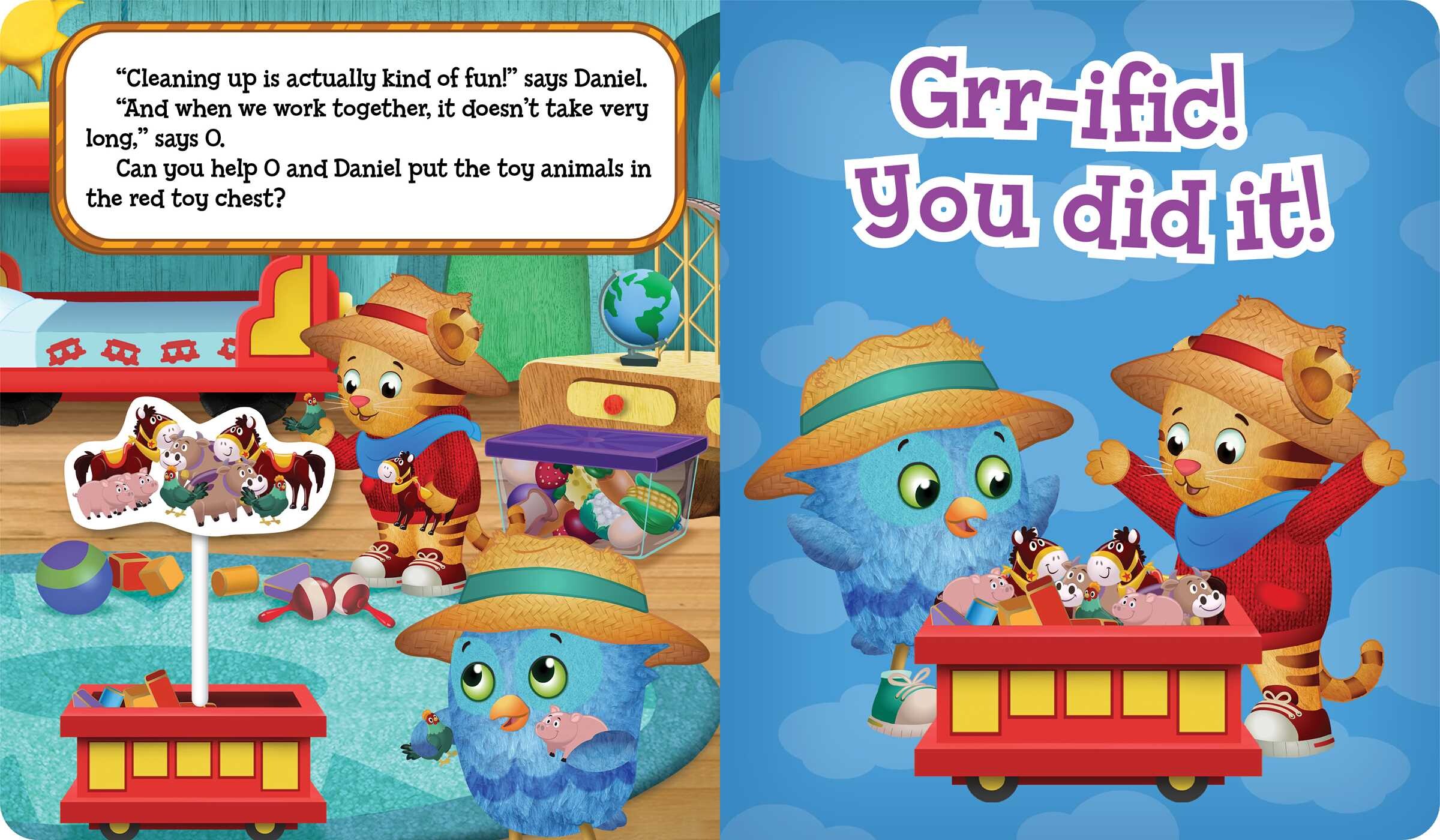 Daniel Tiger Cleans Up | Book by Natalie Shaw, Jason Fruchter ...