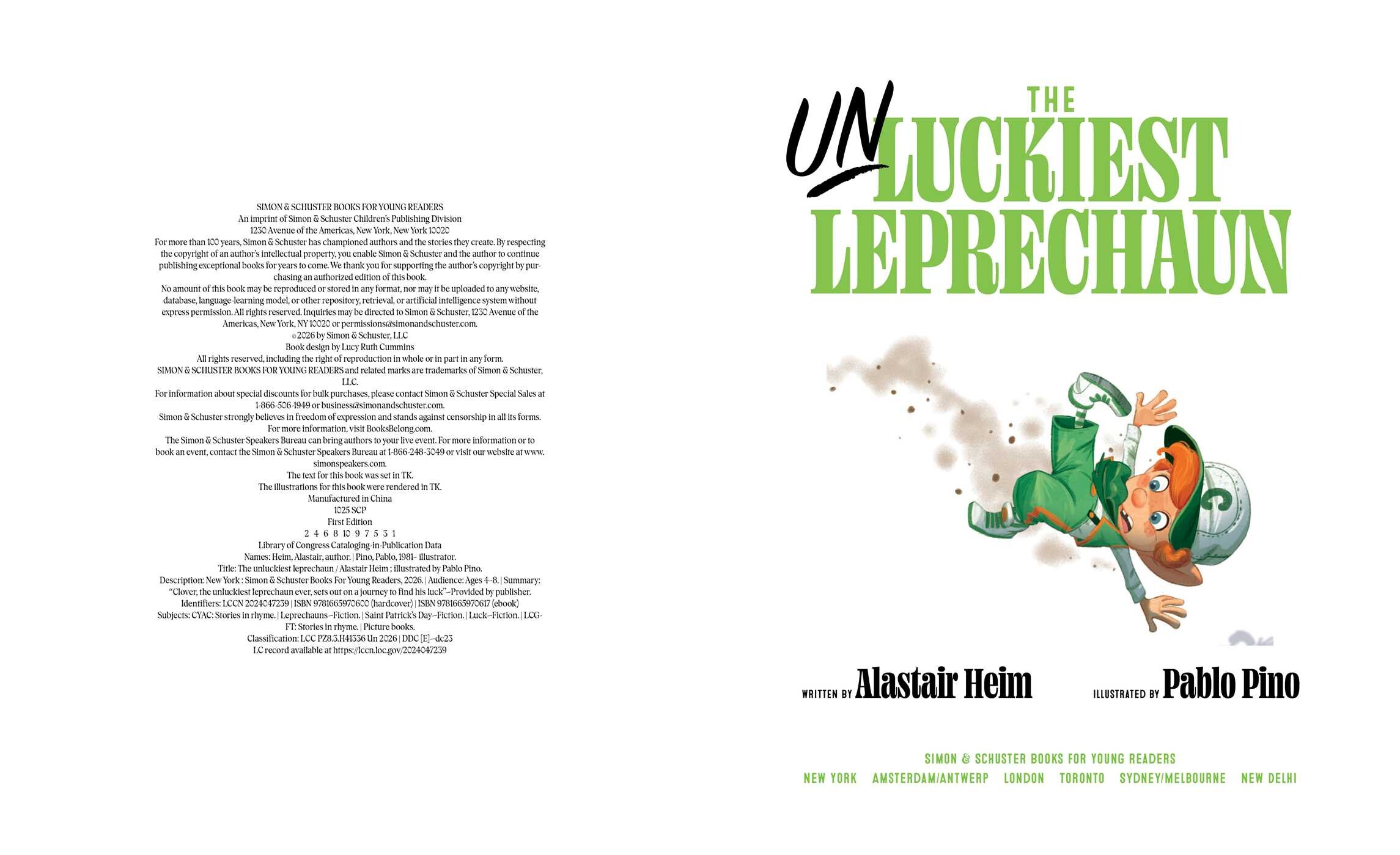 The Unluckiest Leprechaun | Book by Alastair Heim, Pablo Pino ...