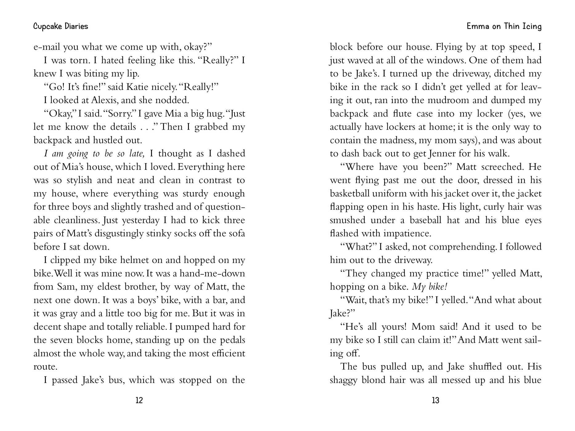 Emma on Thin Icing | Book by Coco Simon | Official Publisher Page ...