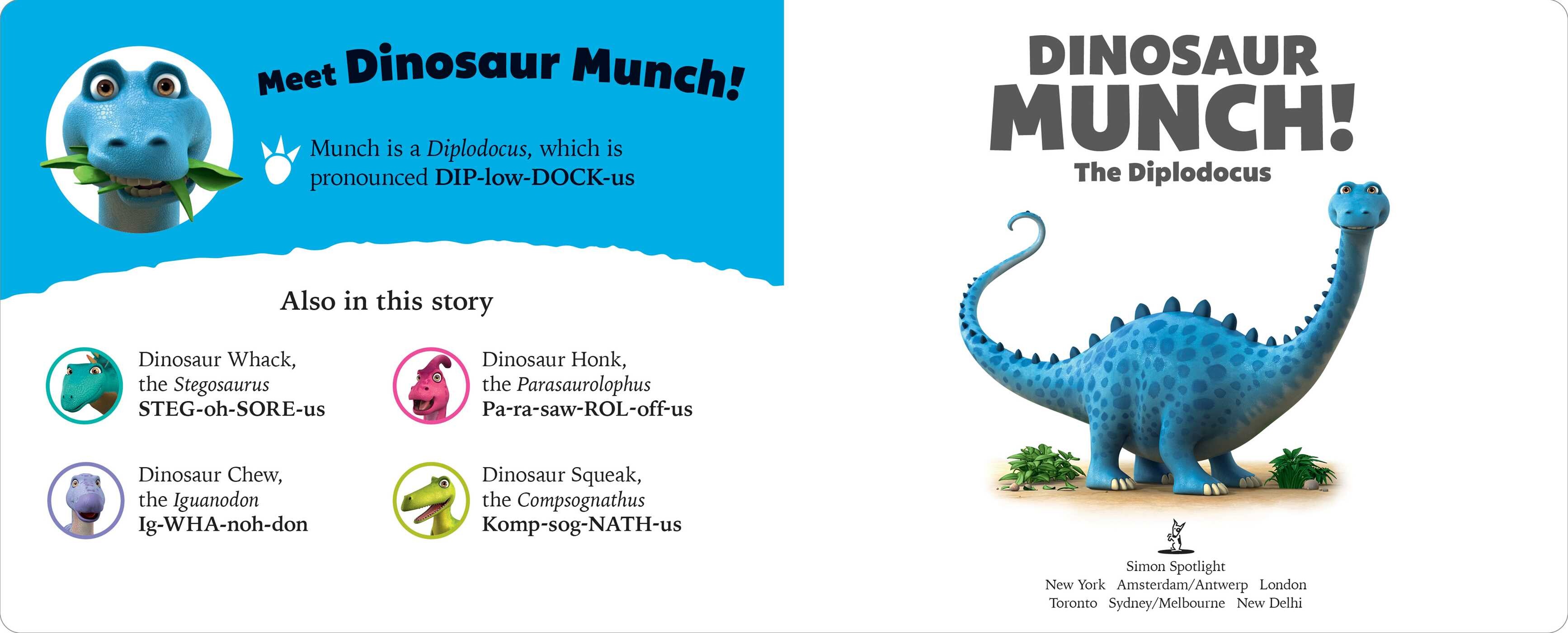 Dinosaur Munch! The Diplodocus | Book by Peter Curtis, Jeanne Willis ...