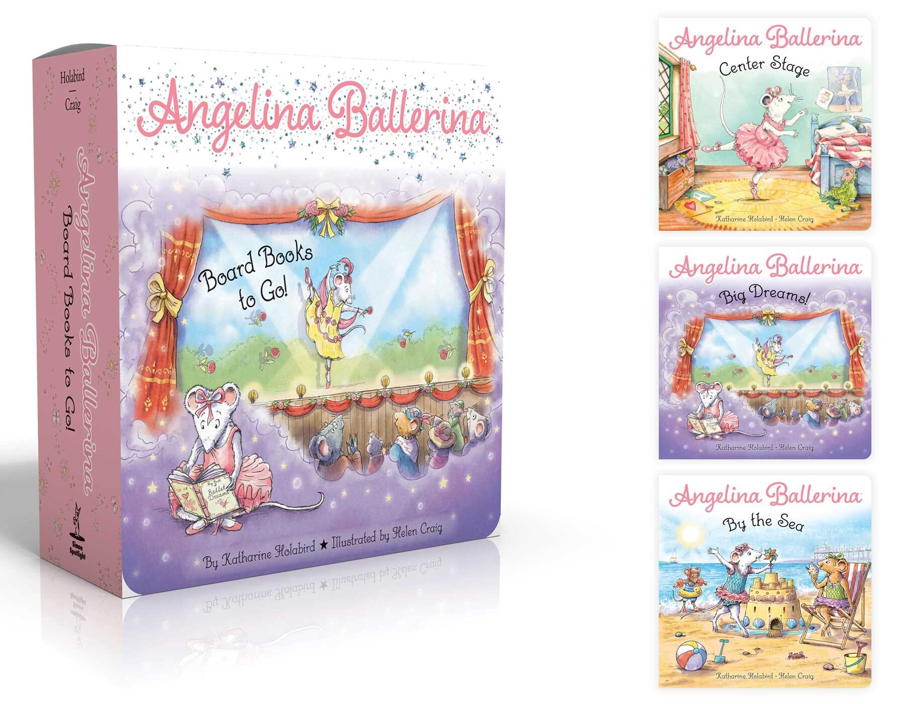 Angelina Ballerina Board Books to Go! (Boxed Set) | Book by Katharine ...