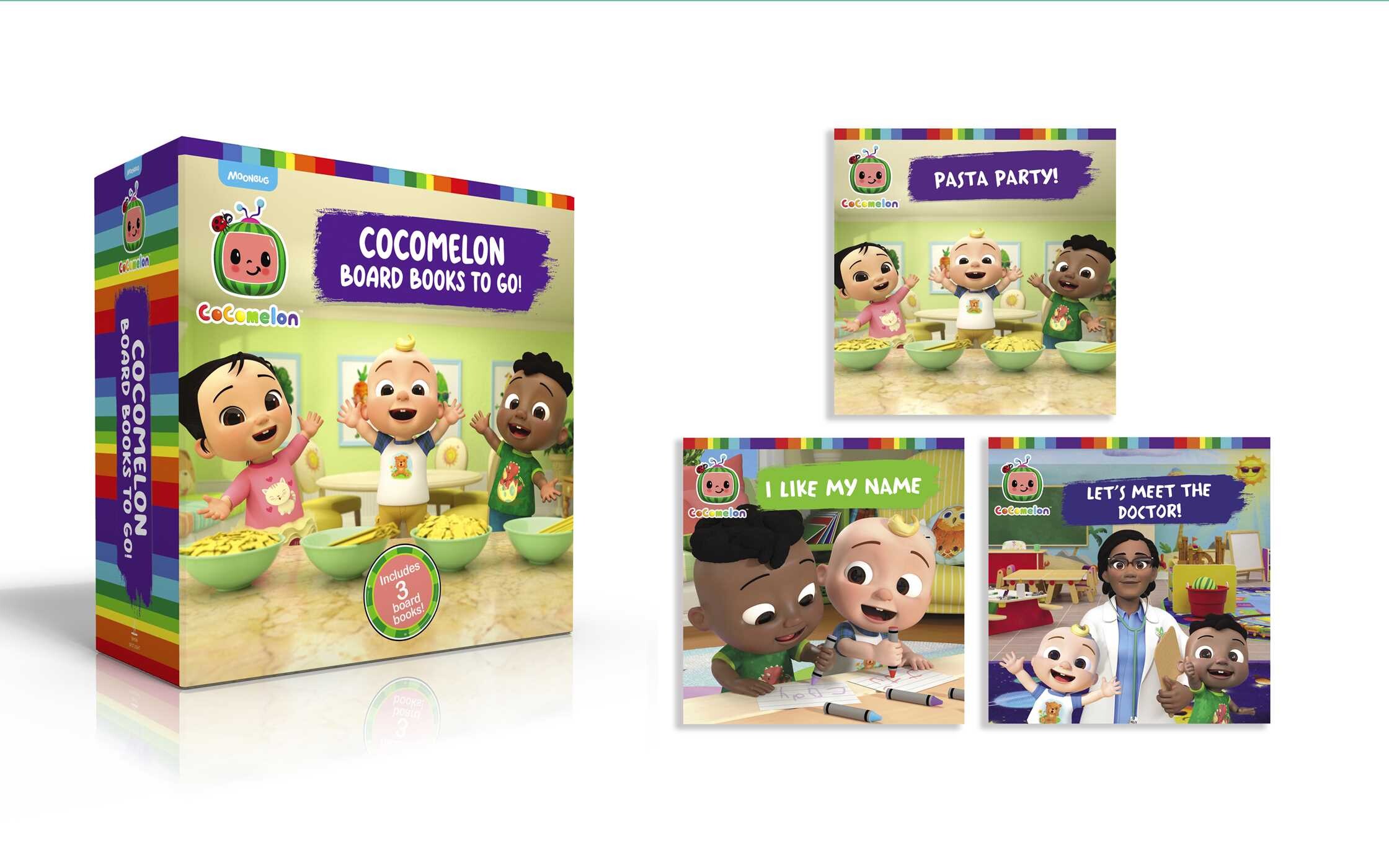 CoComelon Board Books to Go! (Boxed Set) | Book by Various | Official ...