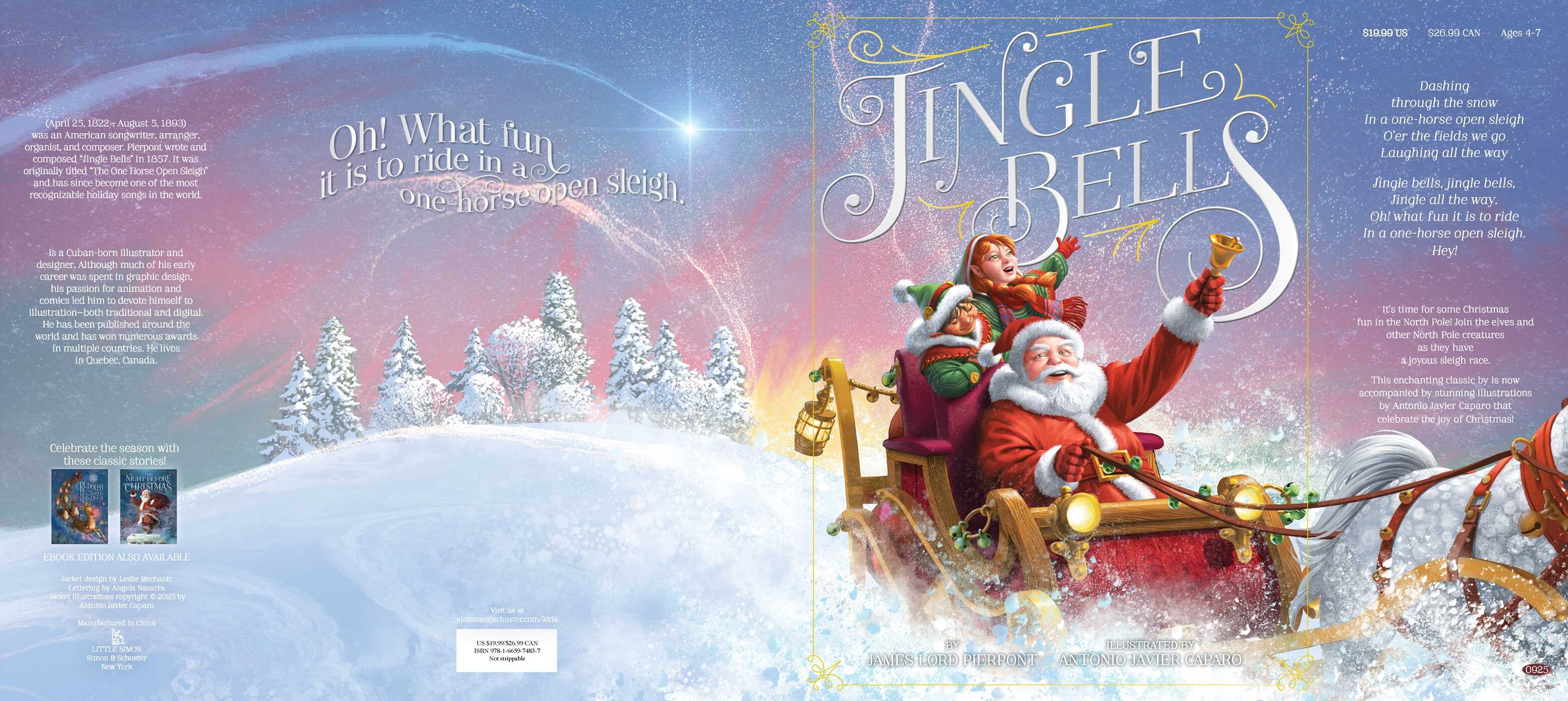 Jingle Bells | Book by James Lord Pierpont, Antonio Javier Caparo ...