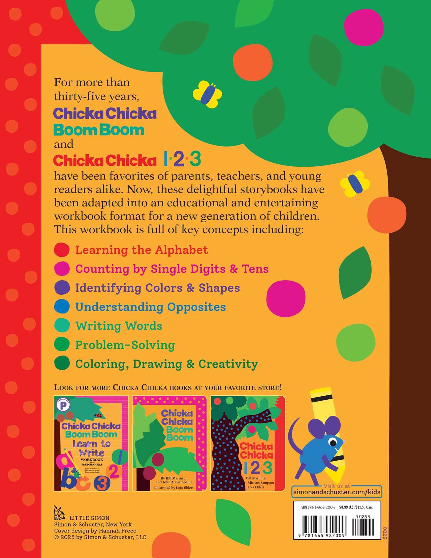 Chicka Chicka Boom Boom Kindergarten Workbook | Book by Bill Martin Jr ...