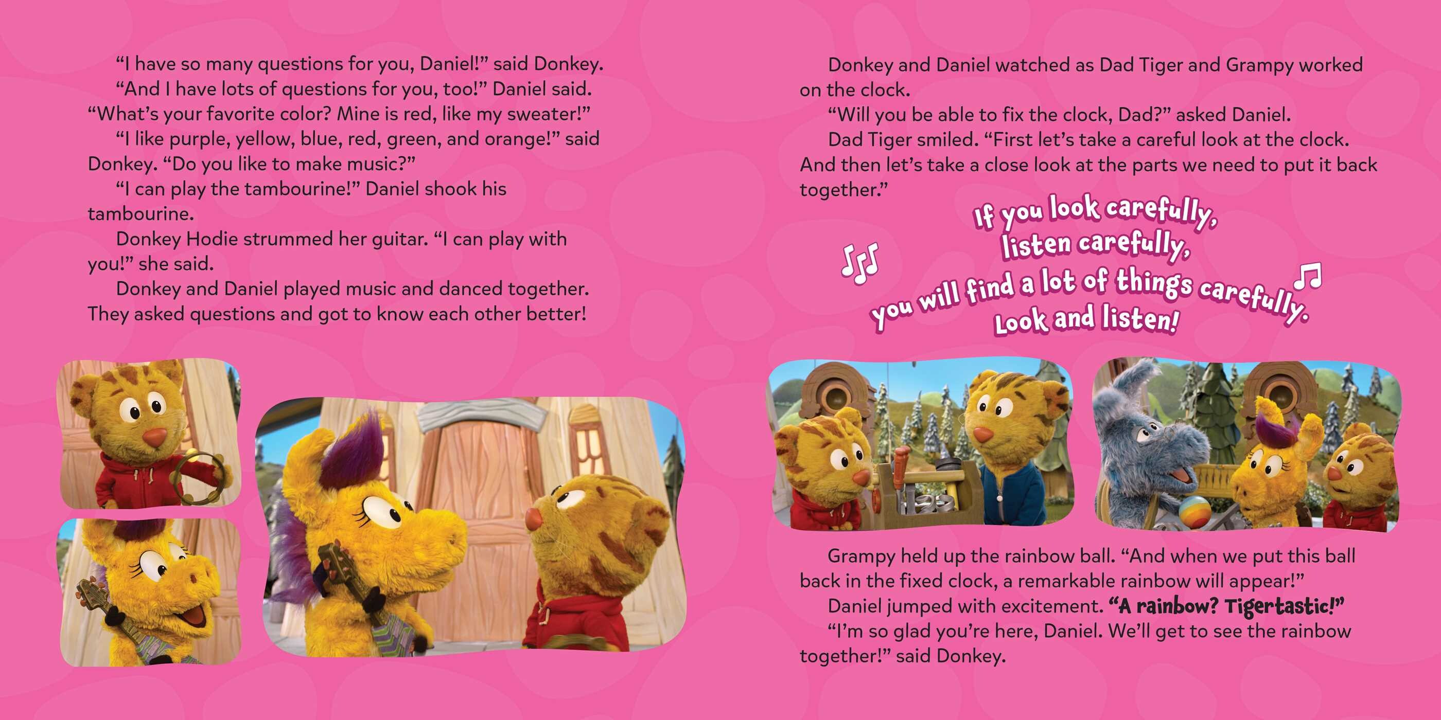 Donkey Hodie Meets Daniel Tiger | Book by Maria Le, Fred Rogers ...
