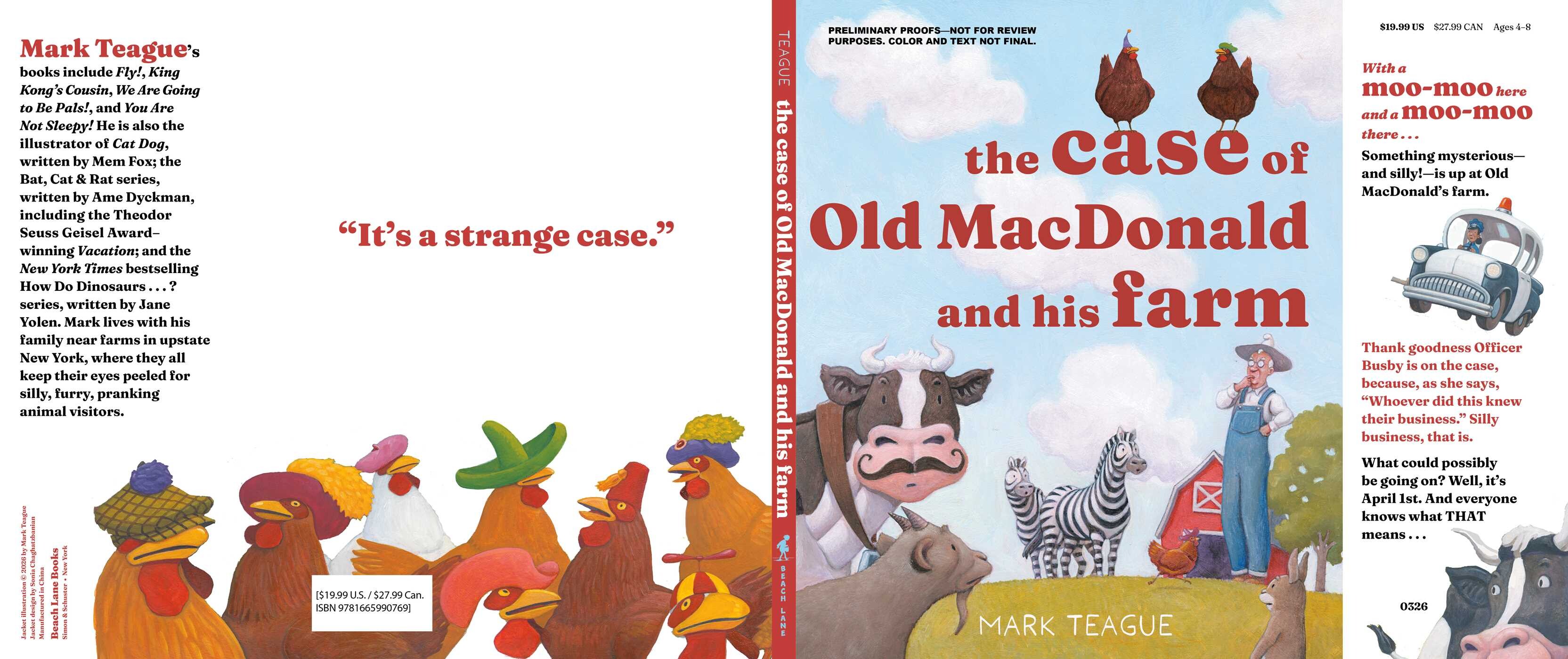 The Case of Old MacDonald and His Farm | Book by Mark Teague | Official ...